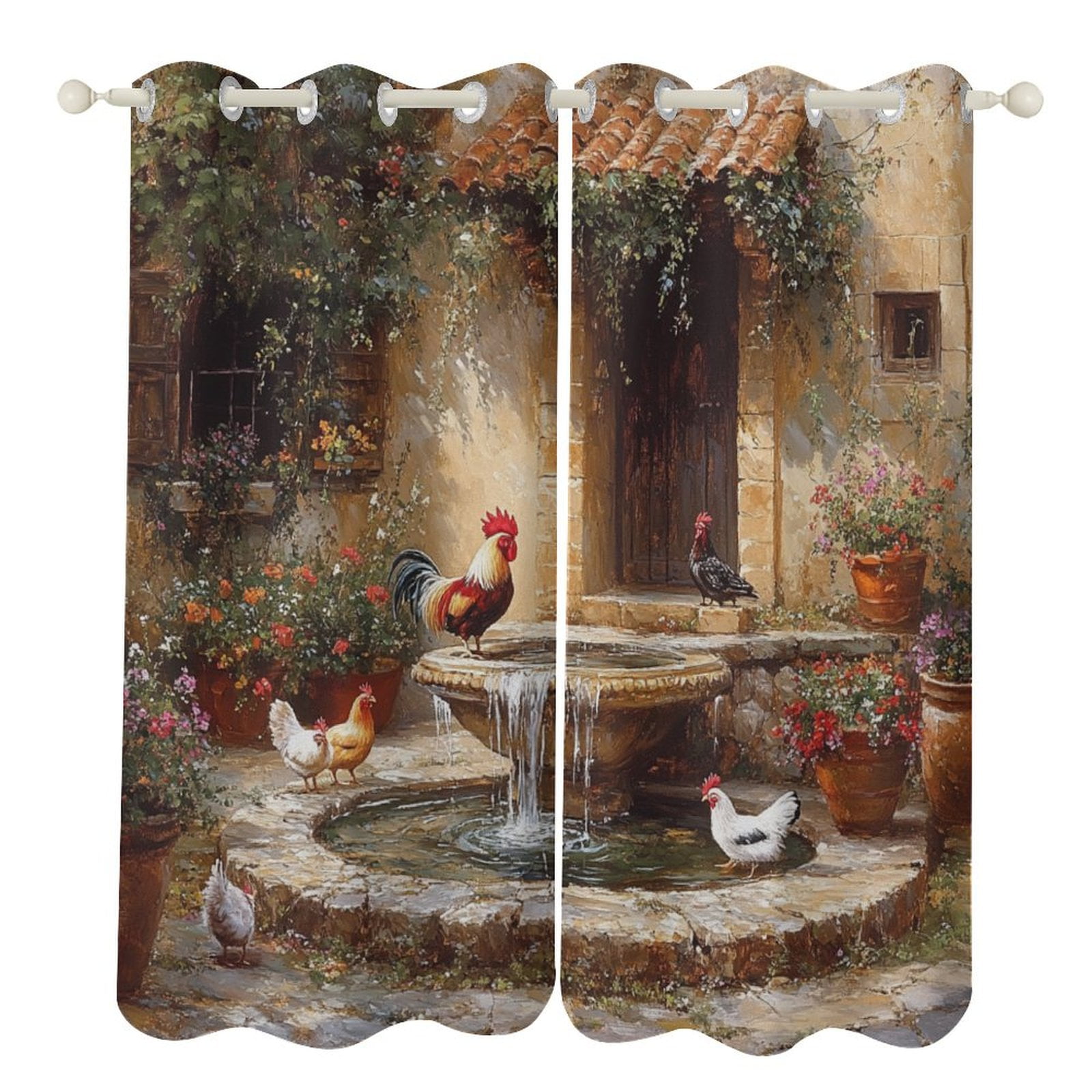 Rooster Farm Suitable for Living Rooms with Perforated Insulation And ...