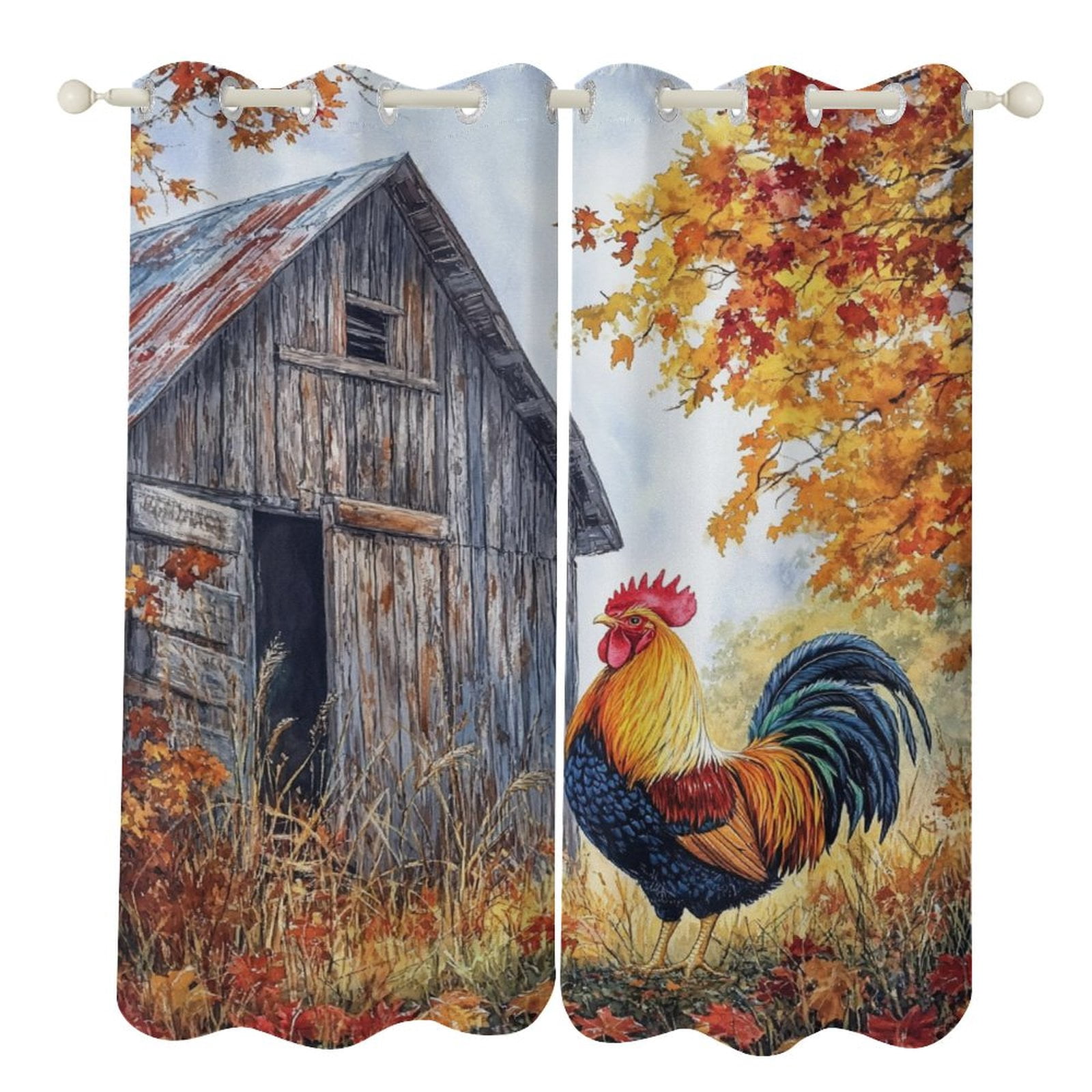Rooster Farm Suitable for Living Rooms with Perforated Insulation And ...