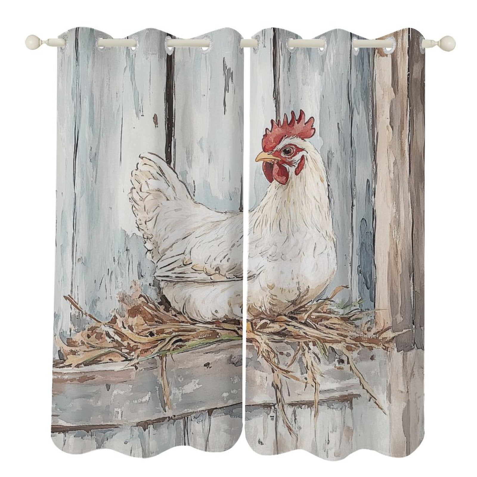 Rooster Farm Suitable for Living Rooms with Perforated Insulation And ...