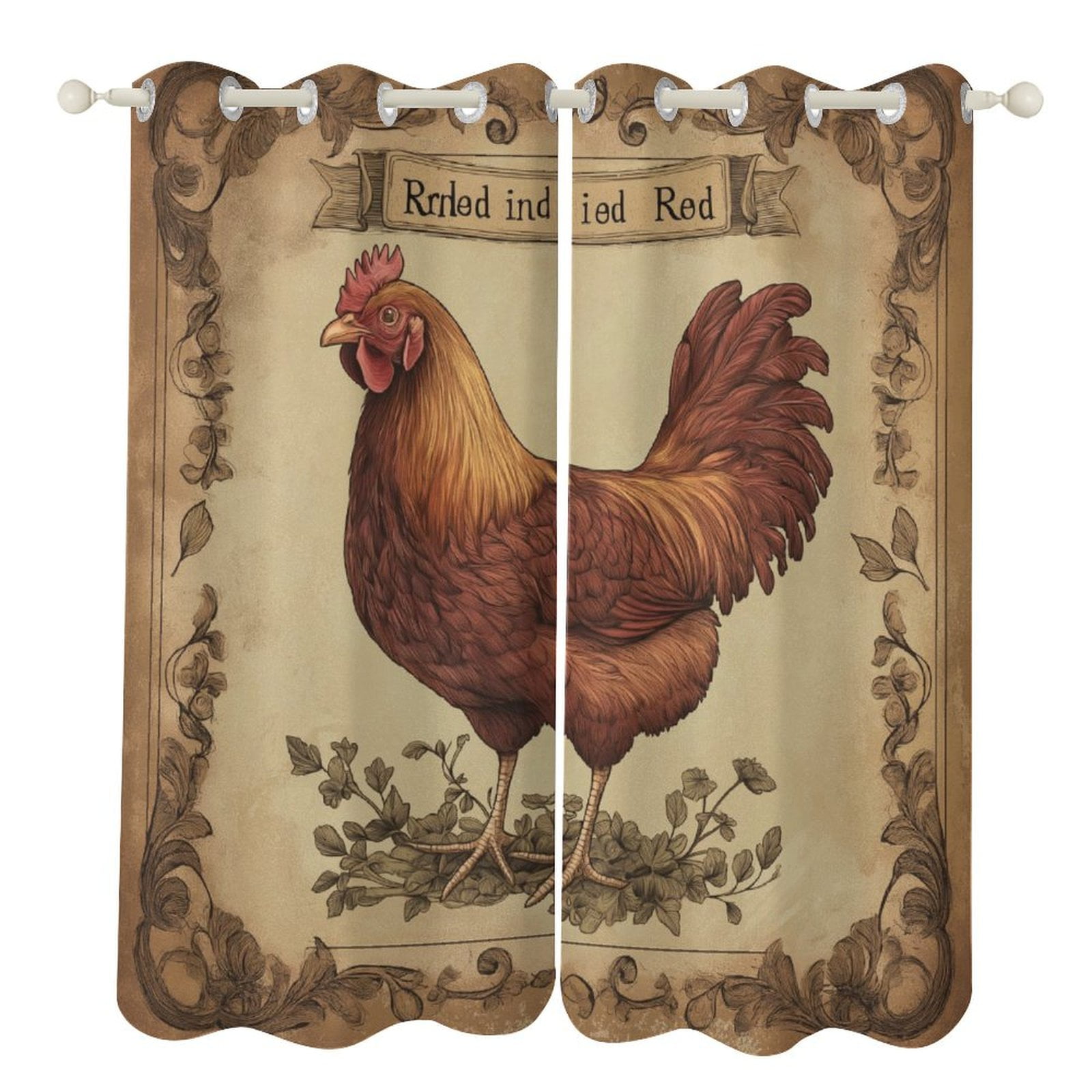 Rooster Farm Suitable for Living Rooms with Perforated Insulation And ...