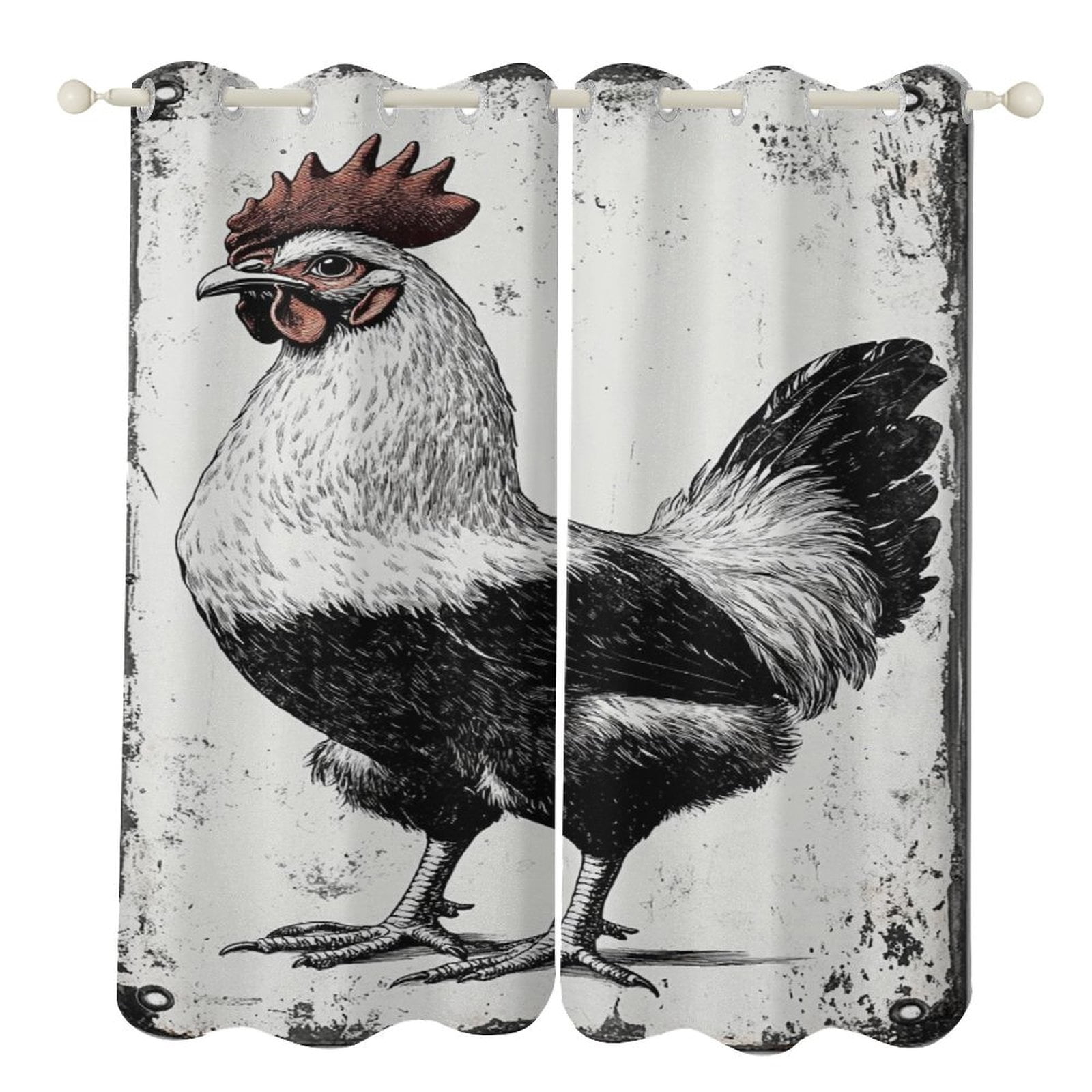 Rooster Farm Suitable for Living Rooms with Perforated Insulation And ...