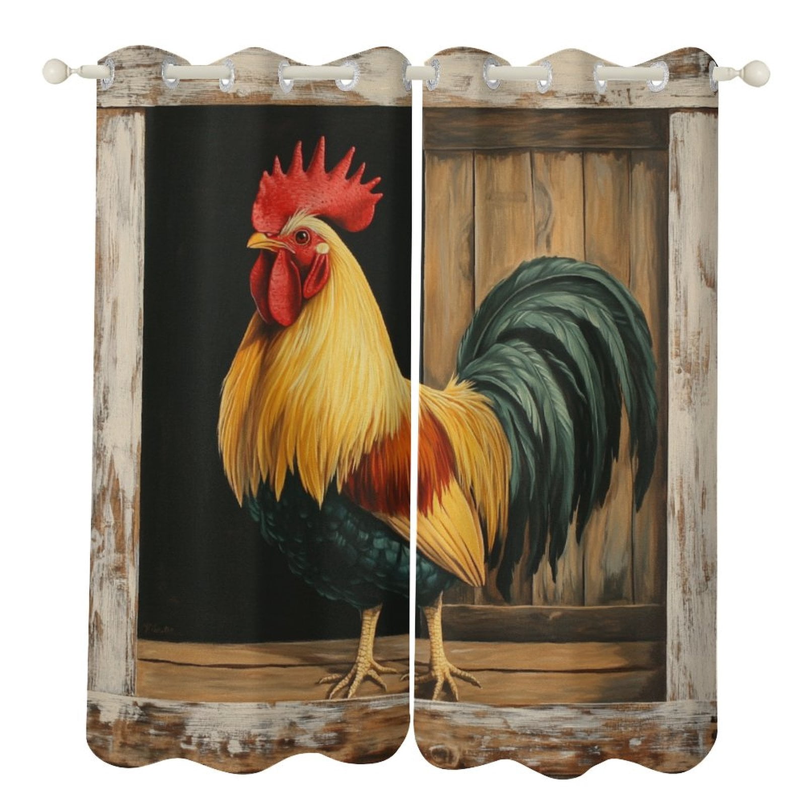 Rooster Farm Suitable for Living Rooms with Perforated Insulation And ...