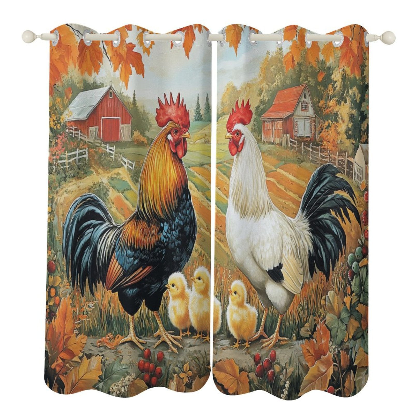 Rooster Farm Suitable for Living Rooms with Perforated Insulation And ...