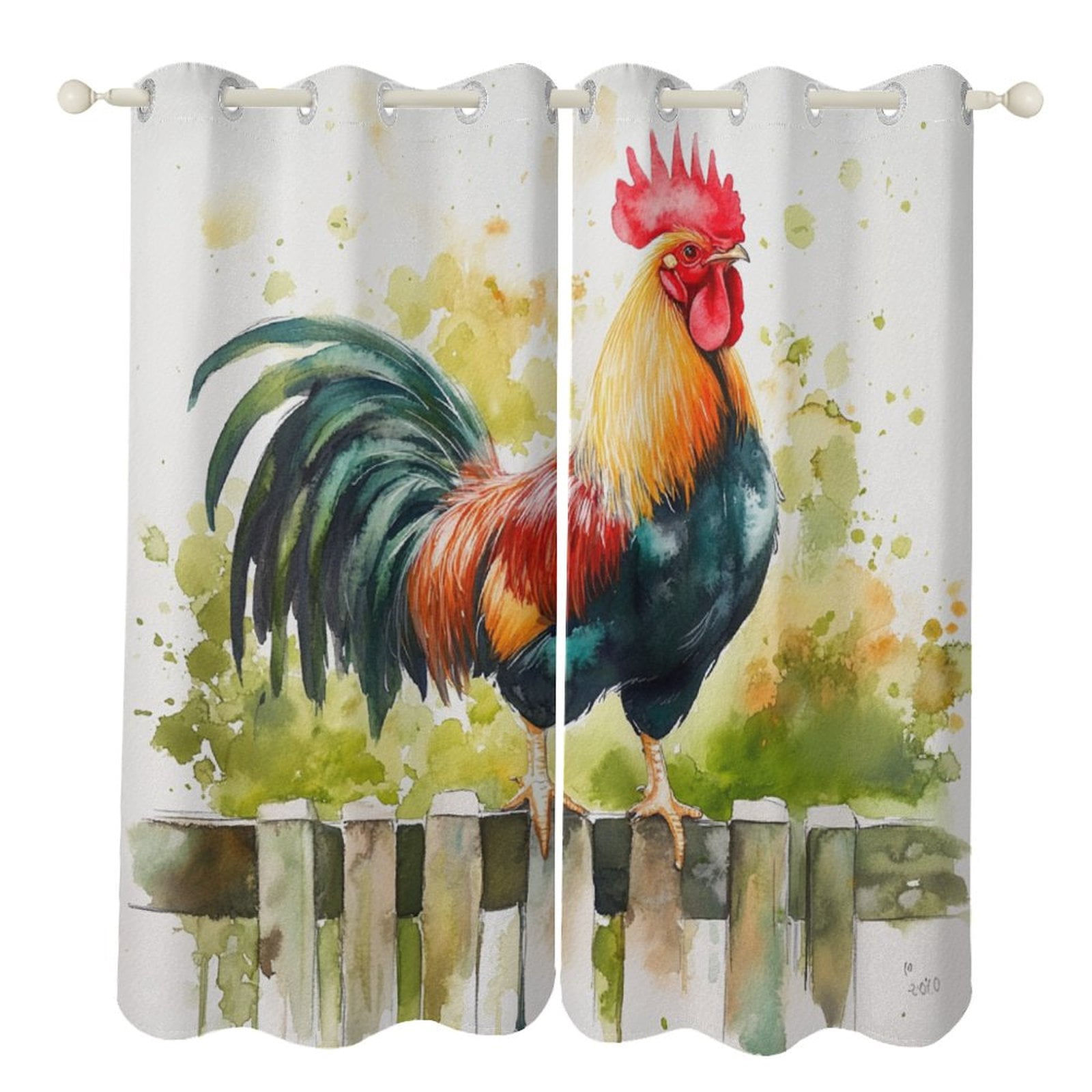 Rooster Farm Suitable for Living Rooms with Perforated Insulation And ...