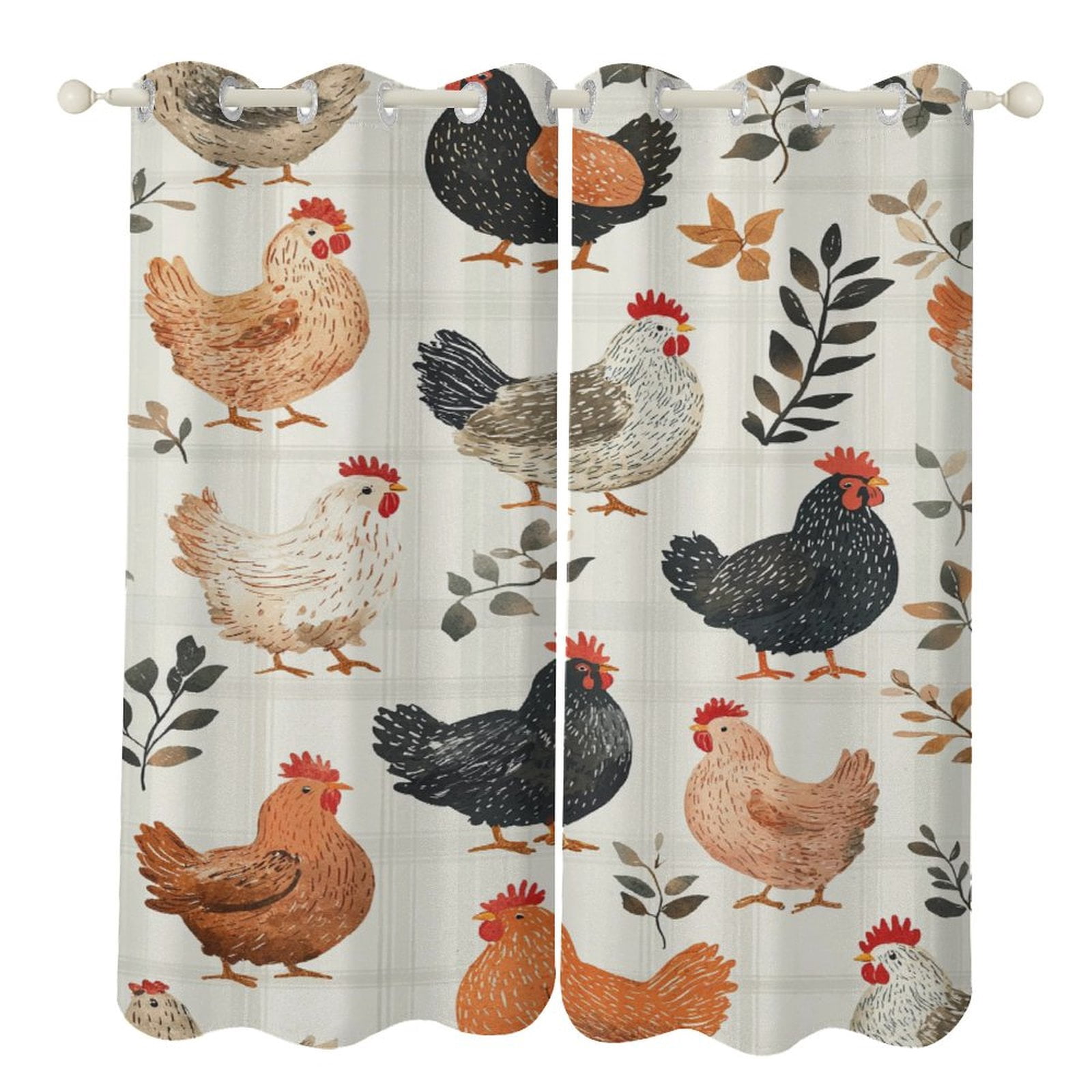 Rooster Farm Suitable for Living Rooms with Perforated Insulation And ...