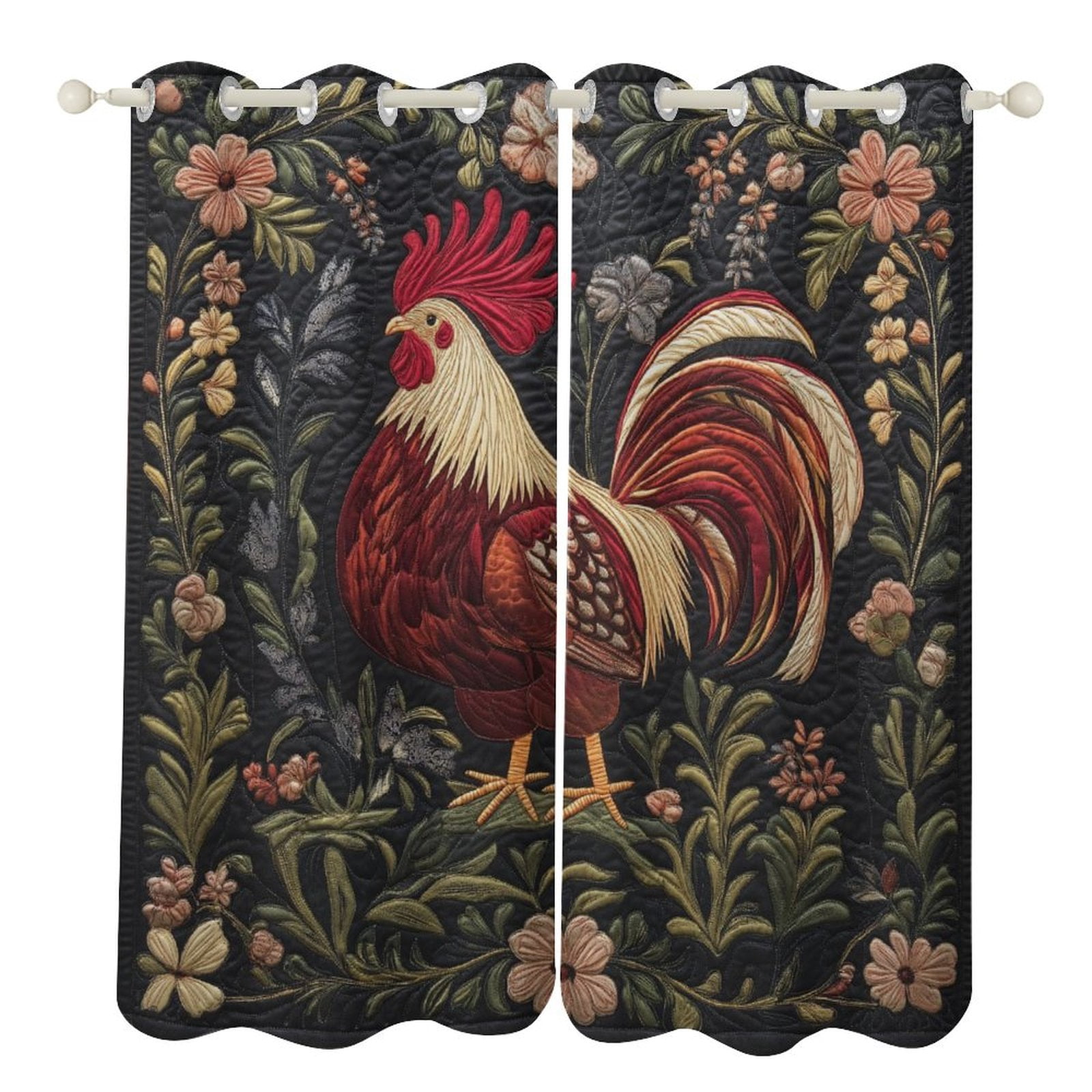 Rooster Farm Suitable for Living Rooms with Perforated Insulation And ...