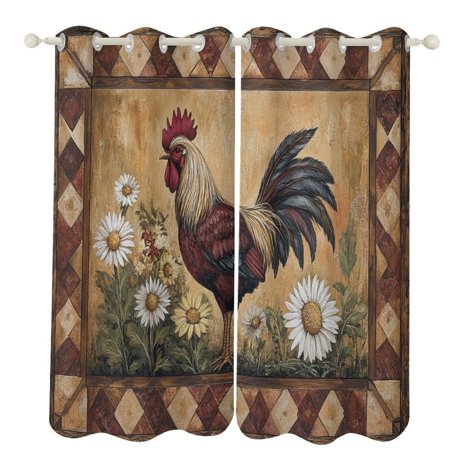 Rooster Farm Suitable for Living Rooms with Perforated Insulation And ...
