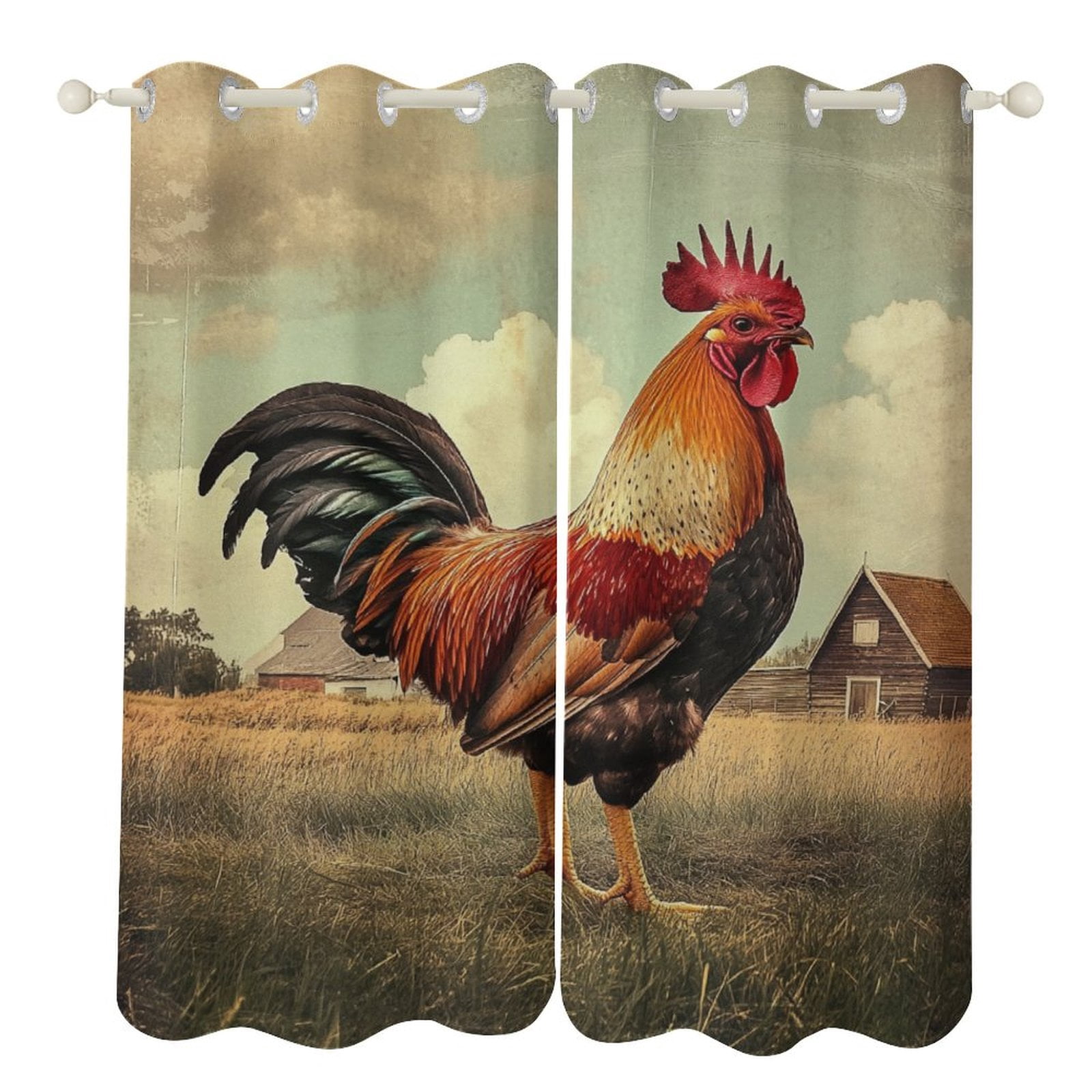 Rooster Farm Suitable for Living Rooms with Perforated Insulation And ...
