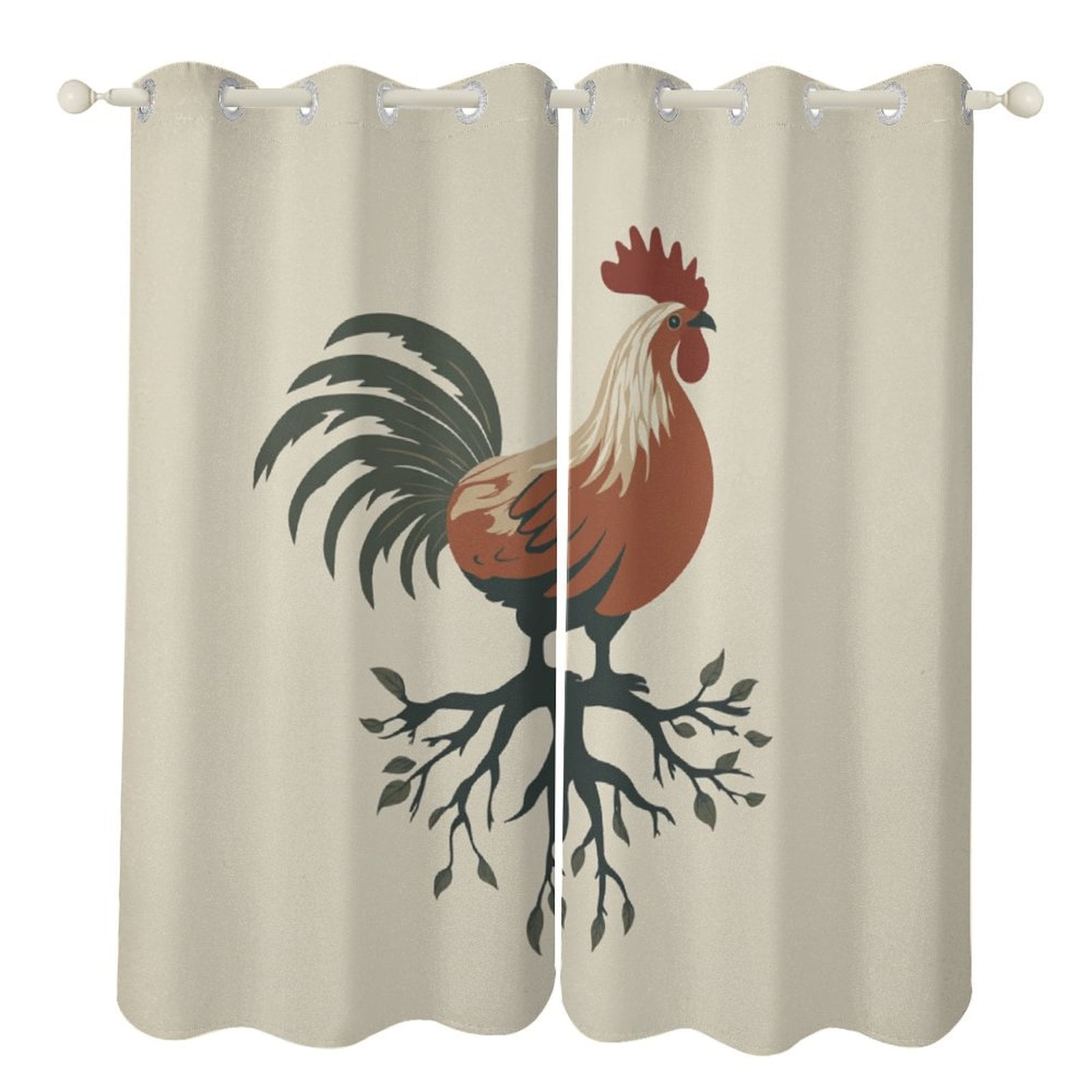 Rooster Farm Suitable for Living Rooms with Perforated Insulation And ...