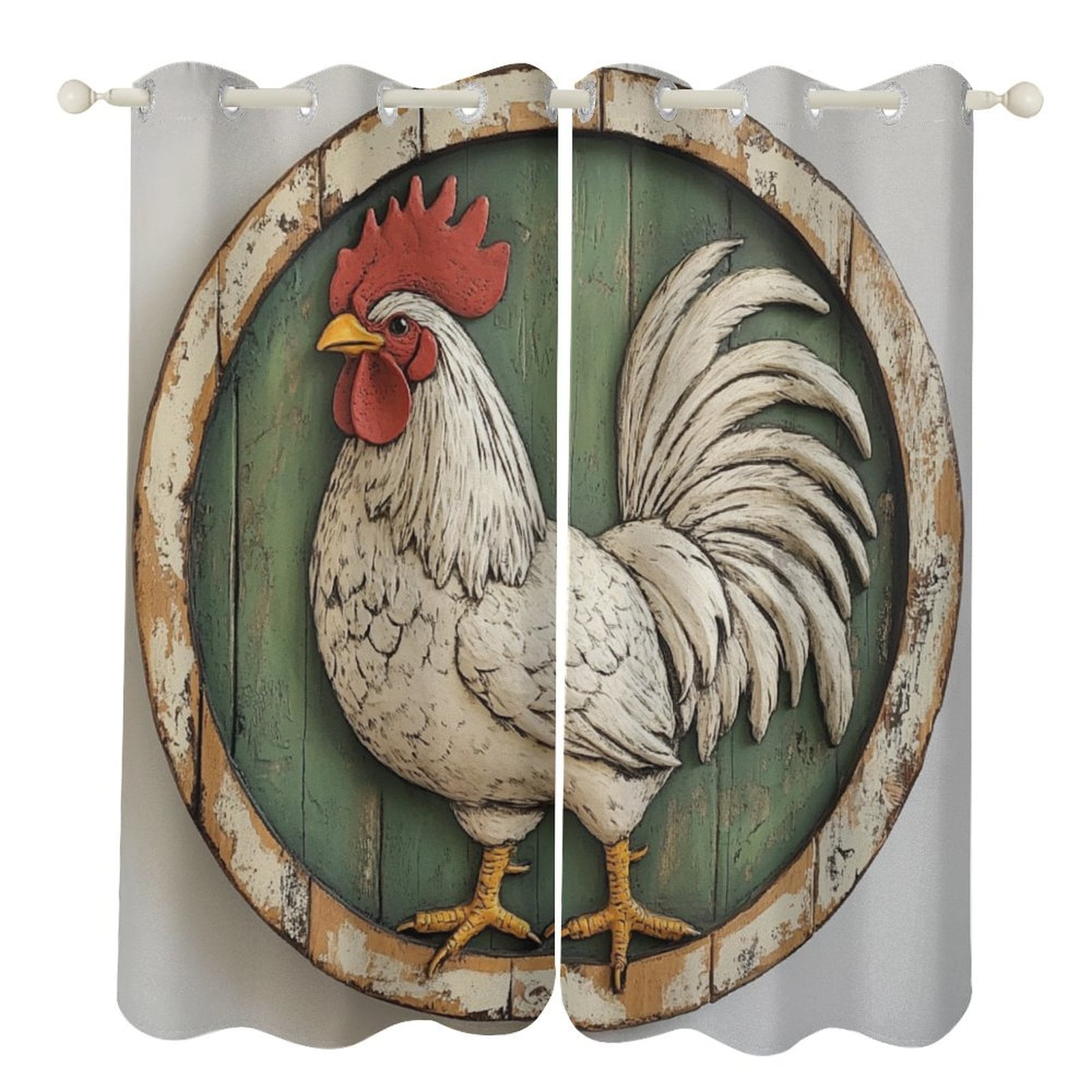 Rooster Farm Suitable for Living Rooms with Perforated Insulation And ...