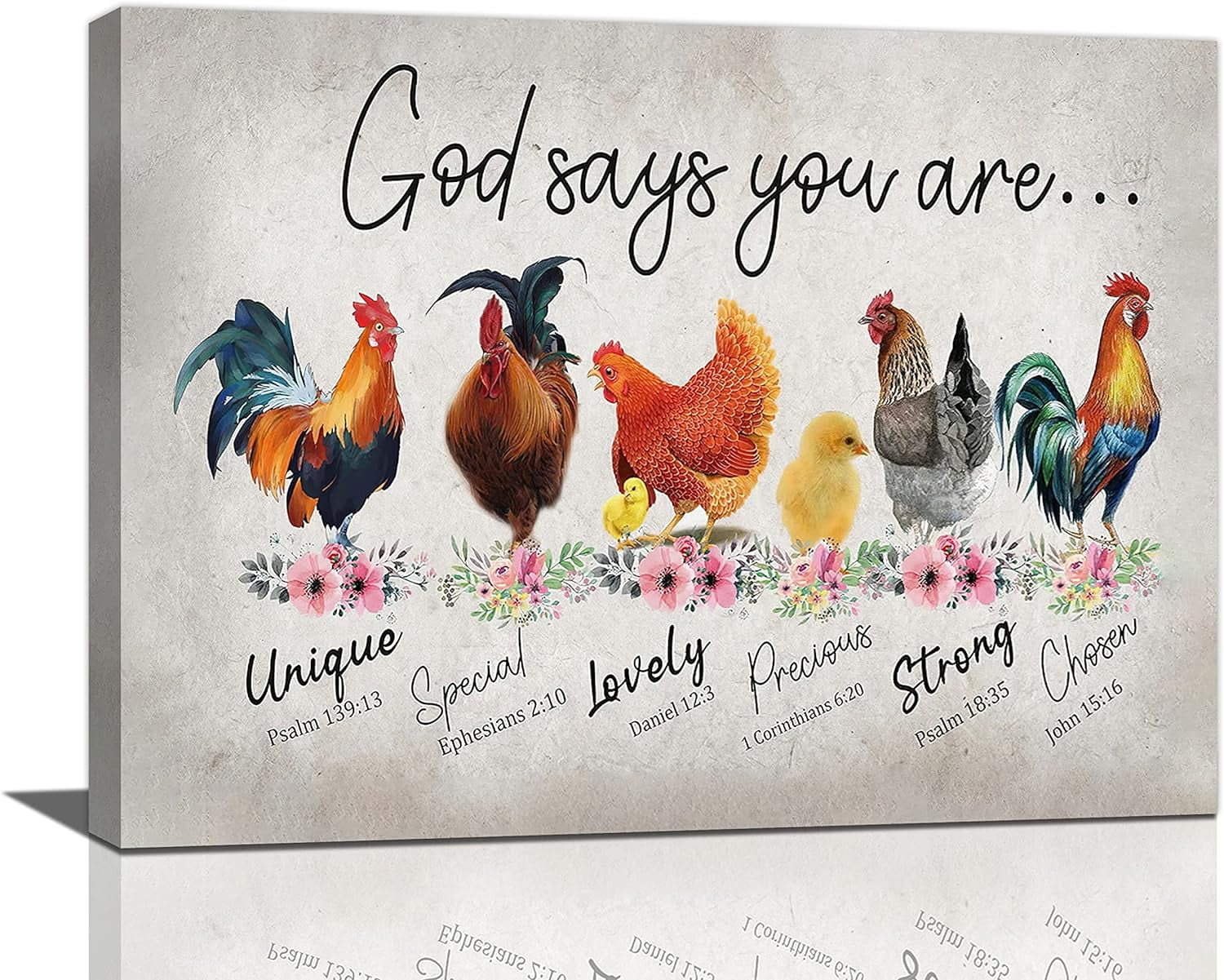 Rooster Kitchen Decor Wall Art Rustic Farmhouse Chicken Pictures Wall ...