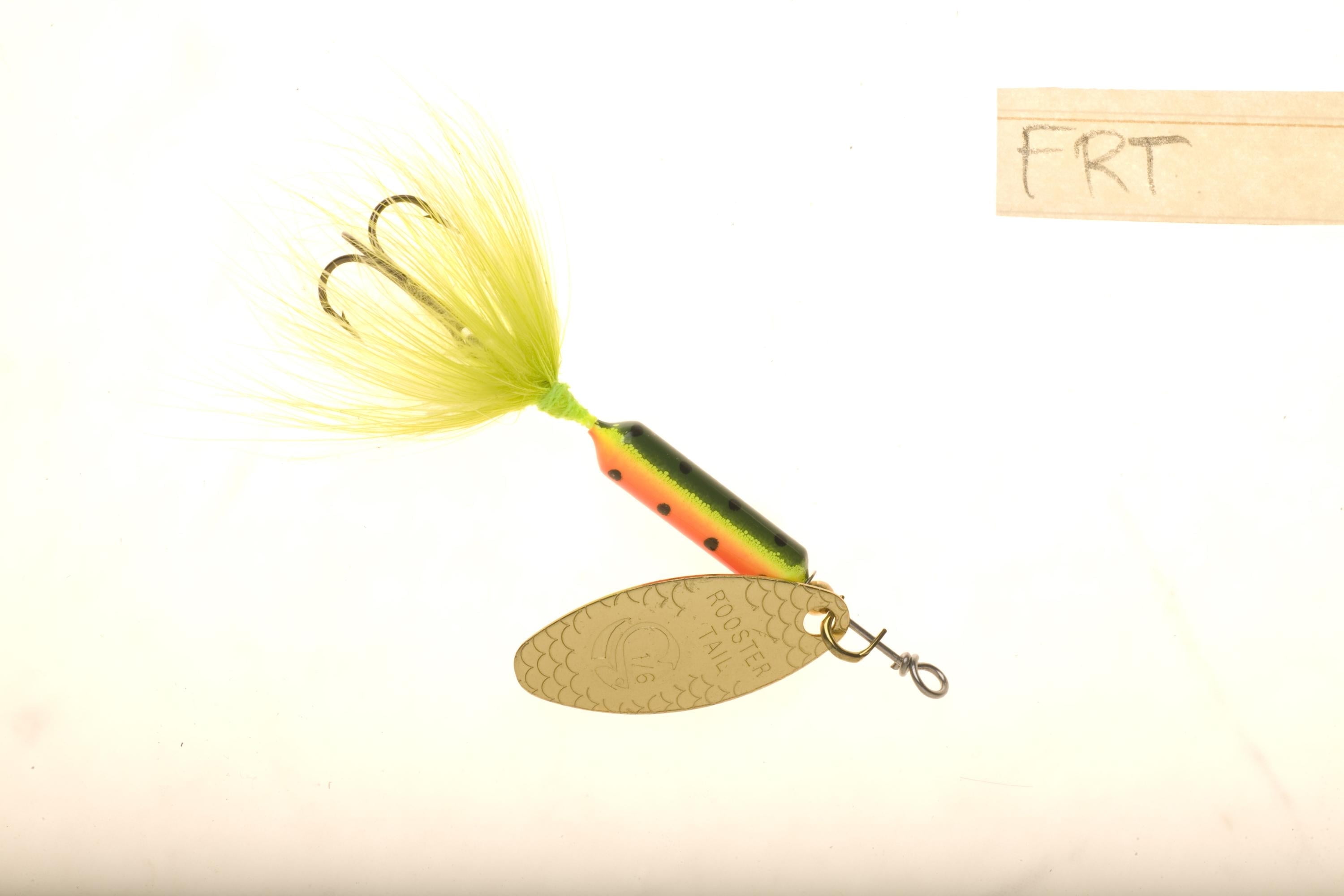 Rooster Tail, Inline Spinnerbait Fishing Lure, 3/8 oz Fire Tiger ...
