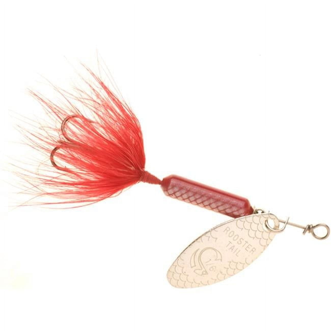 Rooster Tails 0.41 oz. Original Rooster Tail - Red - Walmart.com