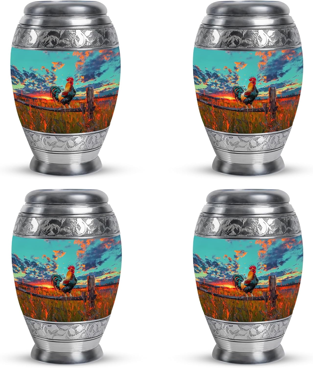 Rooster Urn - Ash Urns for Humans - Urns for Human Ashes Adult Dad ...