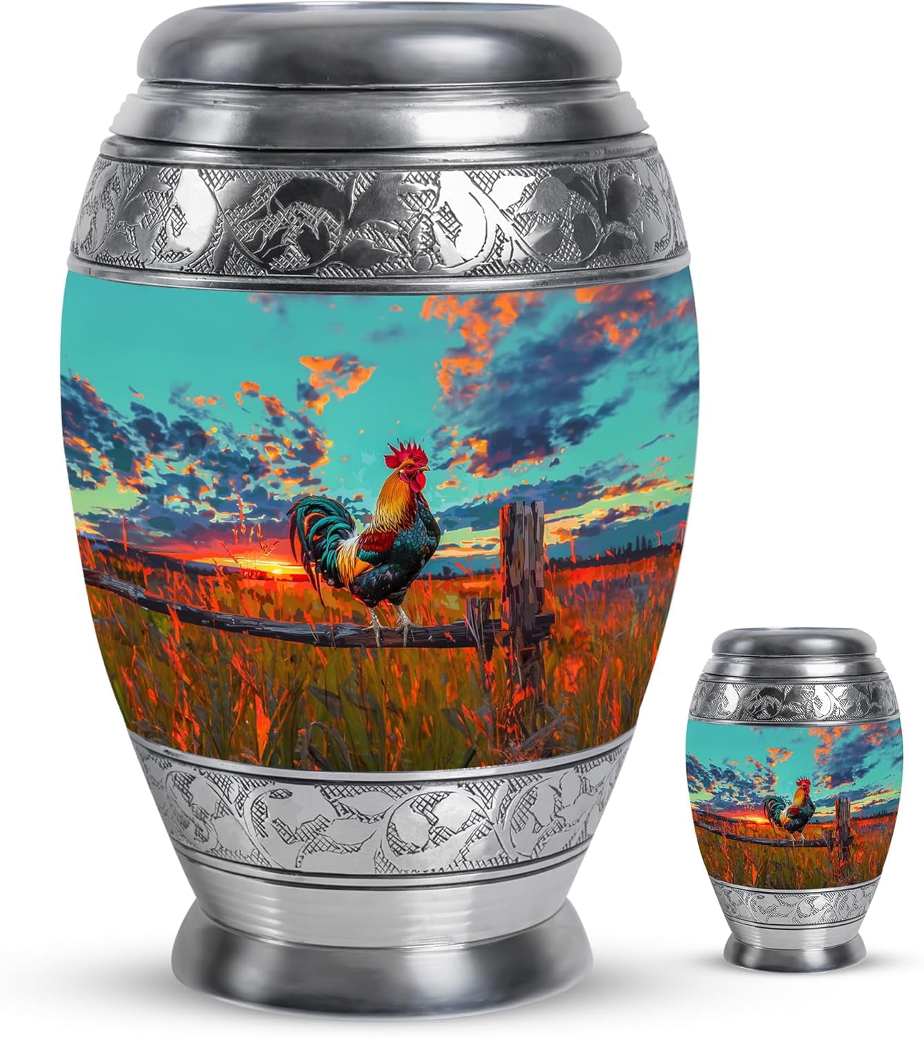 Rooster Urn - Keepsakes for Ashes - Urns for Human Ashes for Mother ...