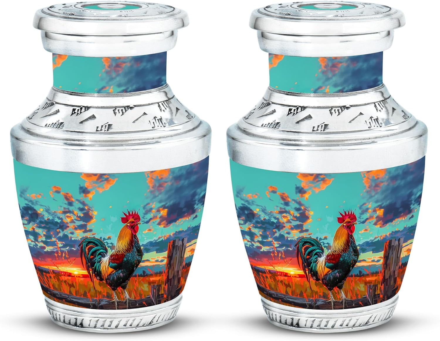 Rooster Urn - Mini Urns for Human Ashes - Urn for Mom Ashes & Dad - Ash ...