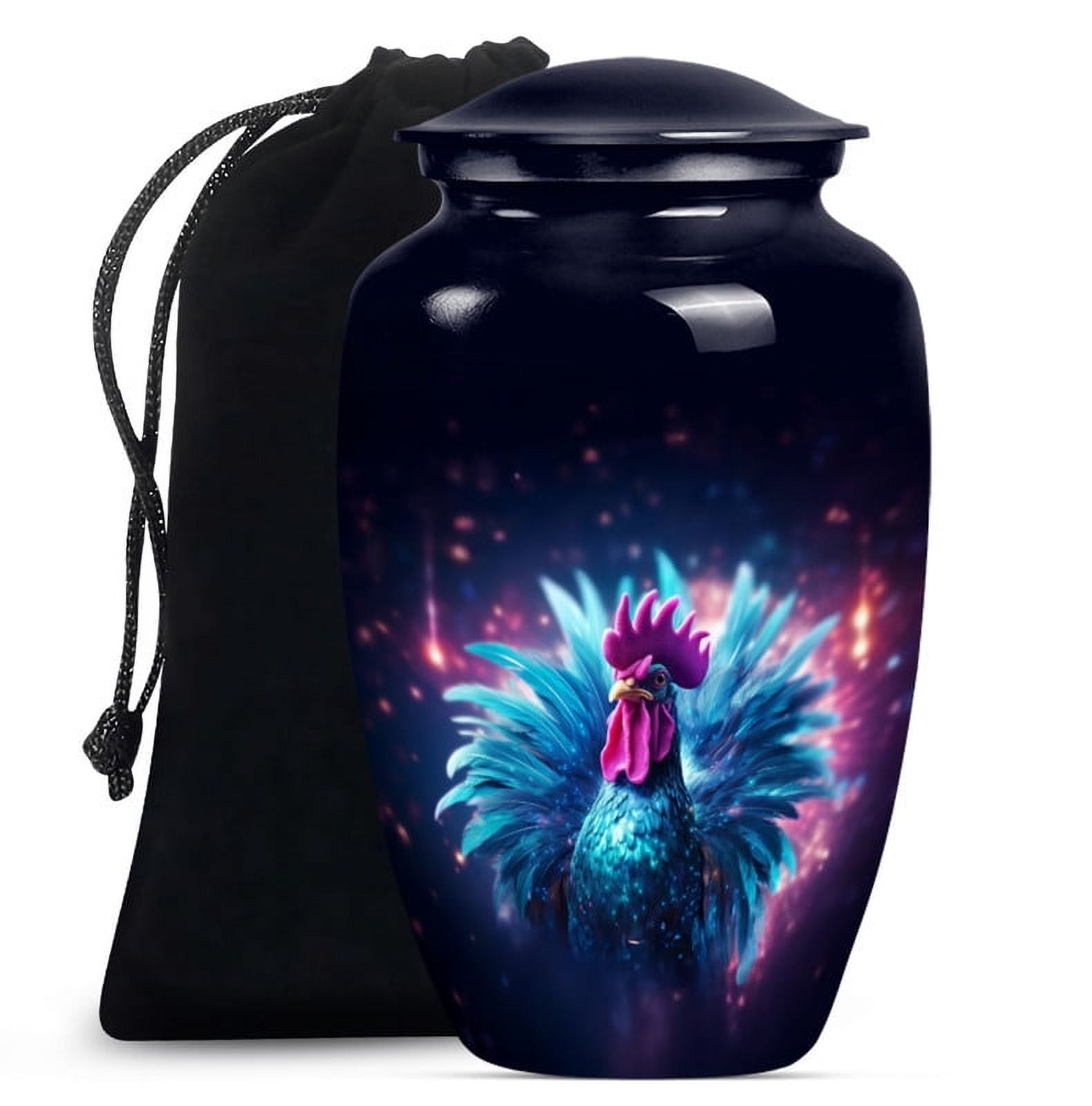 Rooster Urn, Urn for Adult Female Ashes, Burial Urns for Adult Human ...