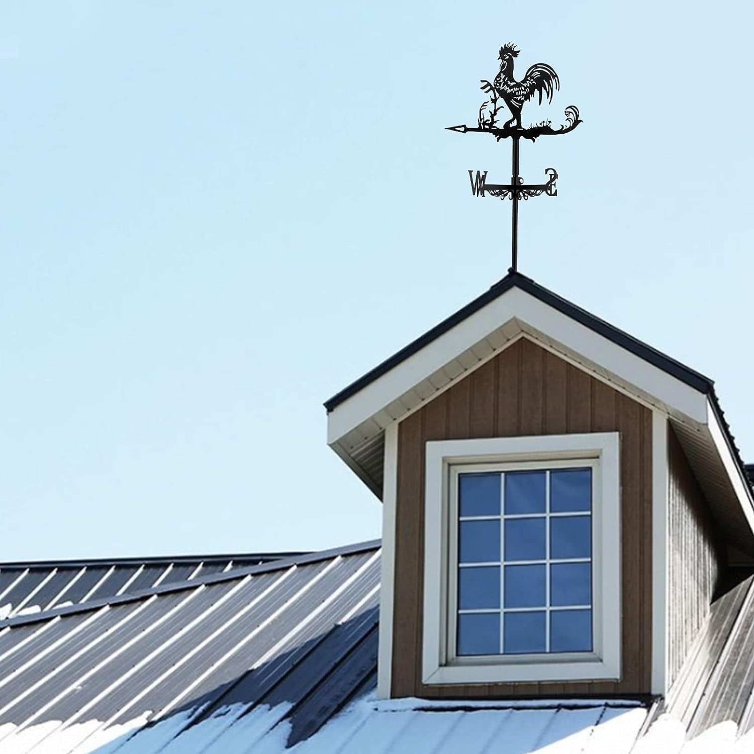 Rooster Weather Vane Rooftop Rooster Wind Vanes Retro Metal Wind ...