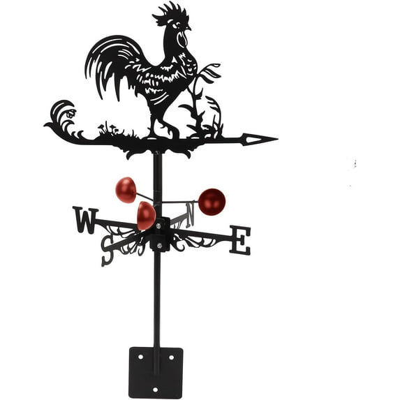 Rooster Weather Vane, Wind Direction Indicators, Metal Rooster Windsock ...