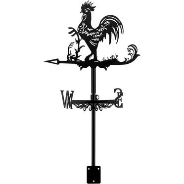 TOPCHANCES Outdoor Wind Vane Weather Vane Retro Wind Direction ...