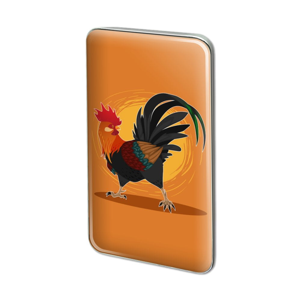 Rooster of Awesomeness Chicken Metal Rectangle Lapel Hat Pin Tie Tack ...