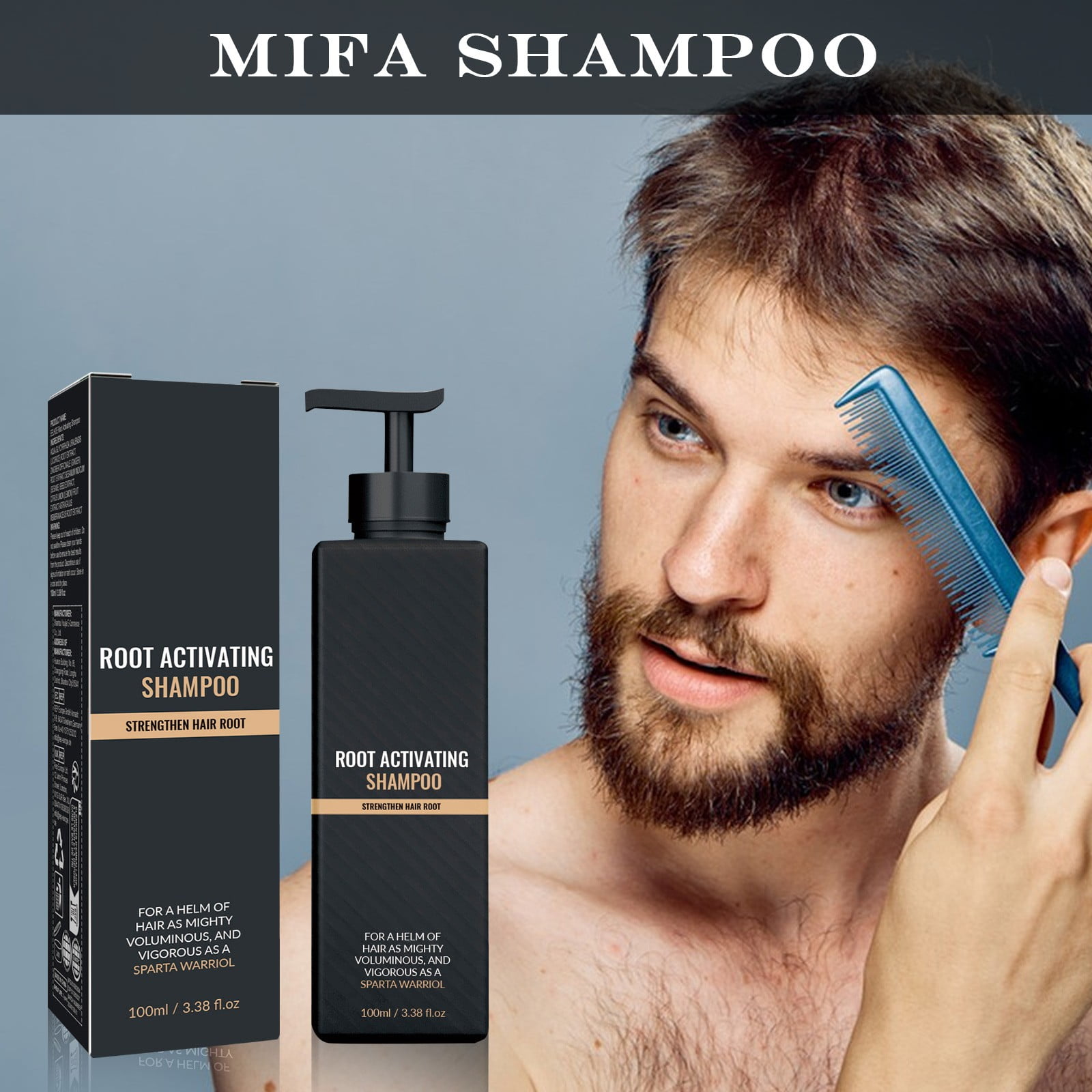 Root Activator Shampoo, Hair Loss Thickening Shampoo, Natural Hair ...