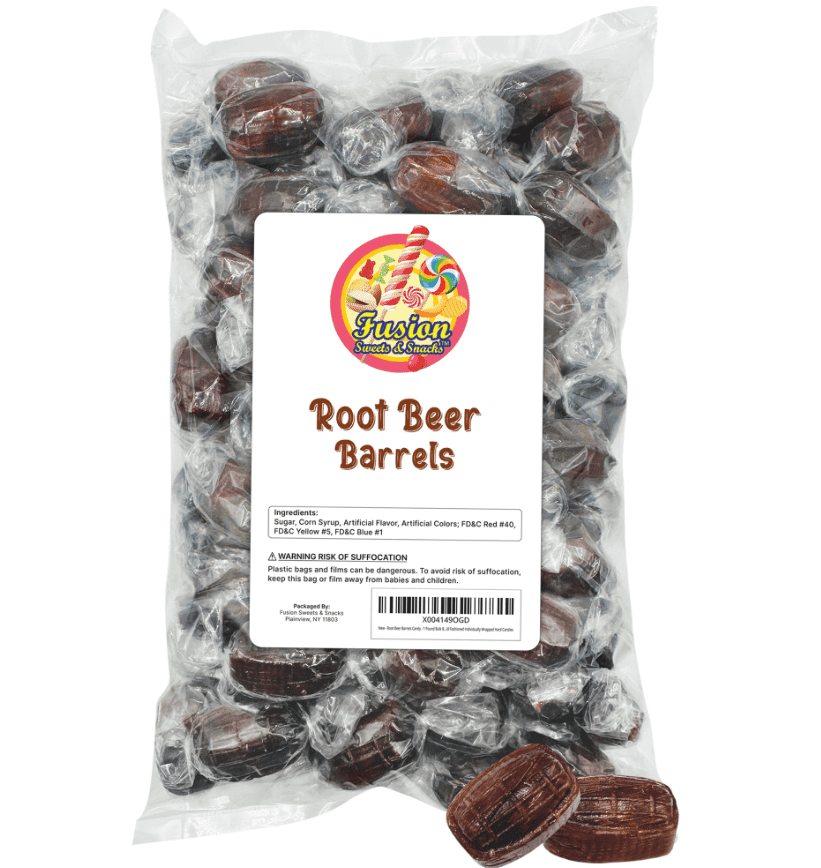 Root Beer Barrels Candy - 1 Pound Bulk Bag (Approx. 75 Pieces) - Old ...