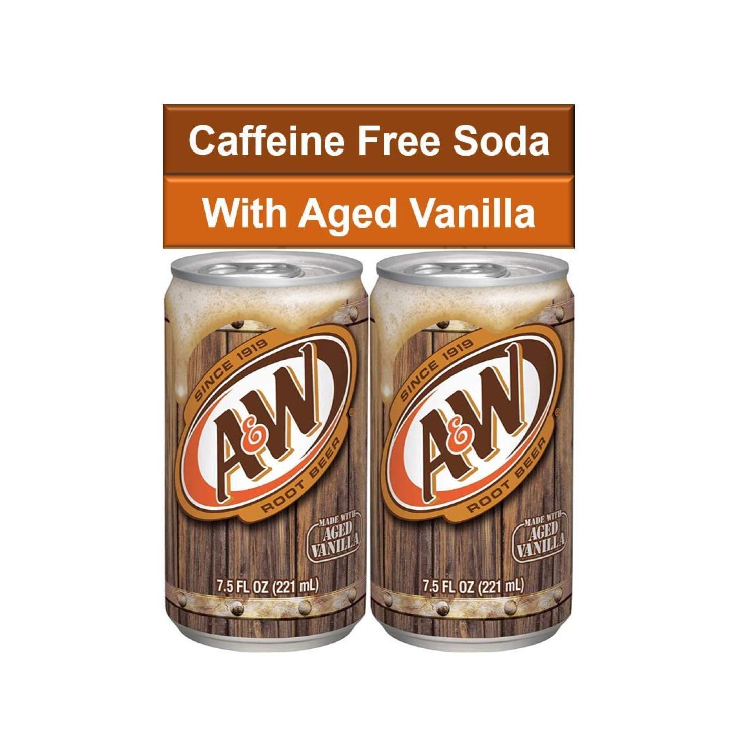 Root Beer Mini Soda Cans, 7.5 oz Soft Drinks Bulk Snacks Pack, Small ...