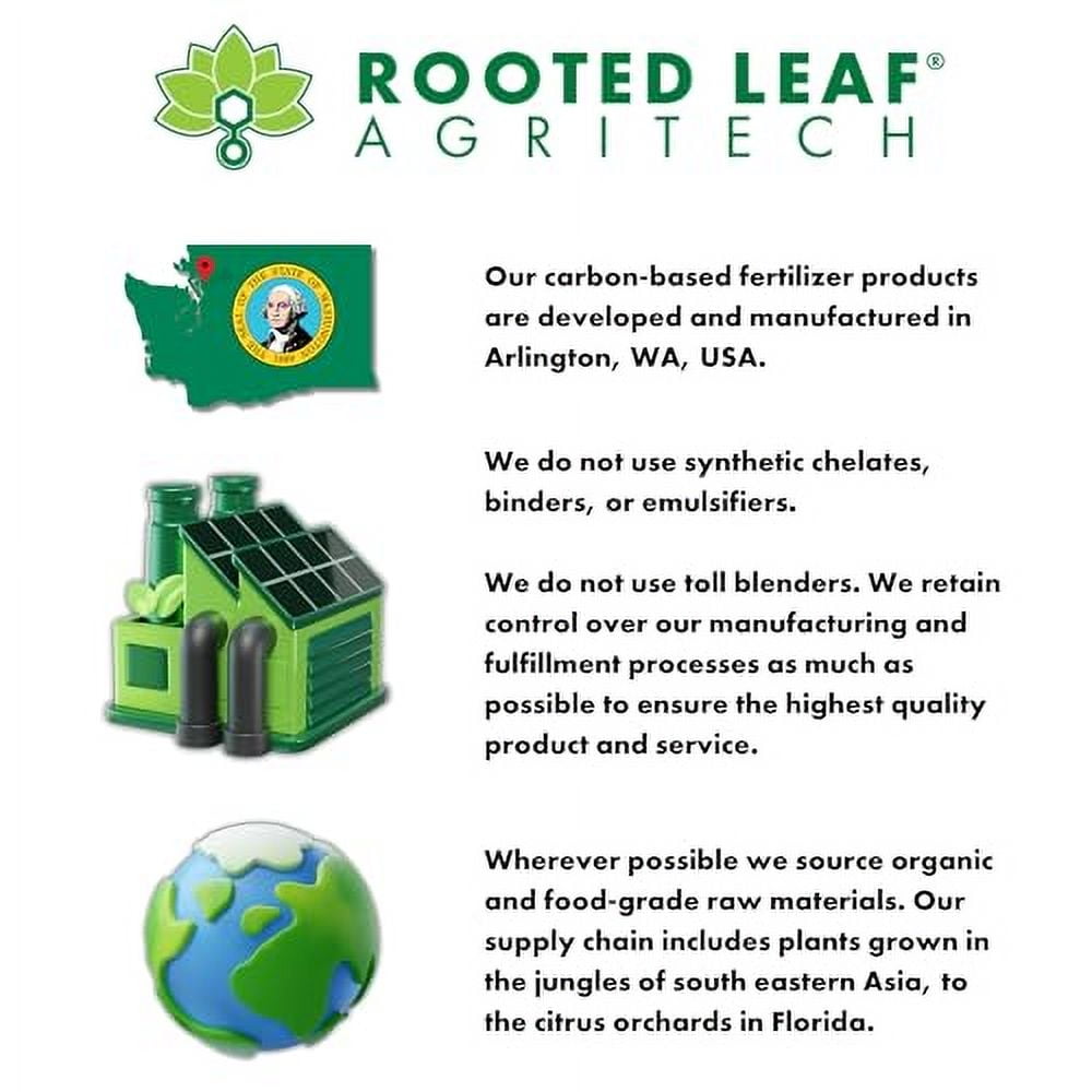 Root - Carbon Based Humic and Kelp Liquid Fertilizer, Nitrogen Free ...