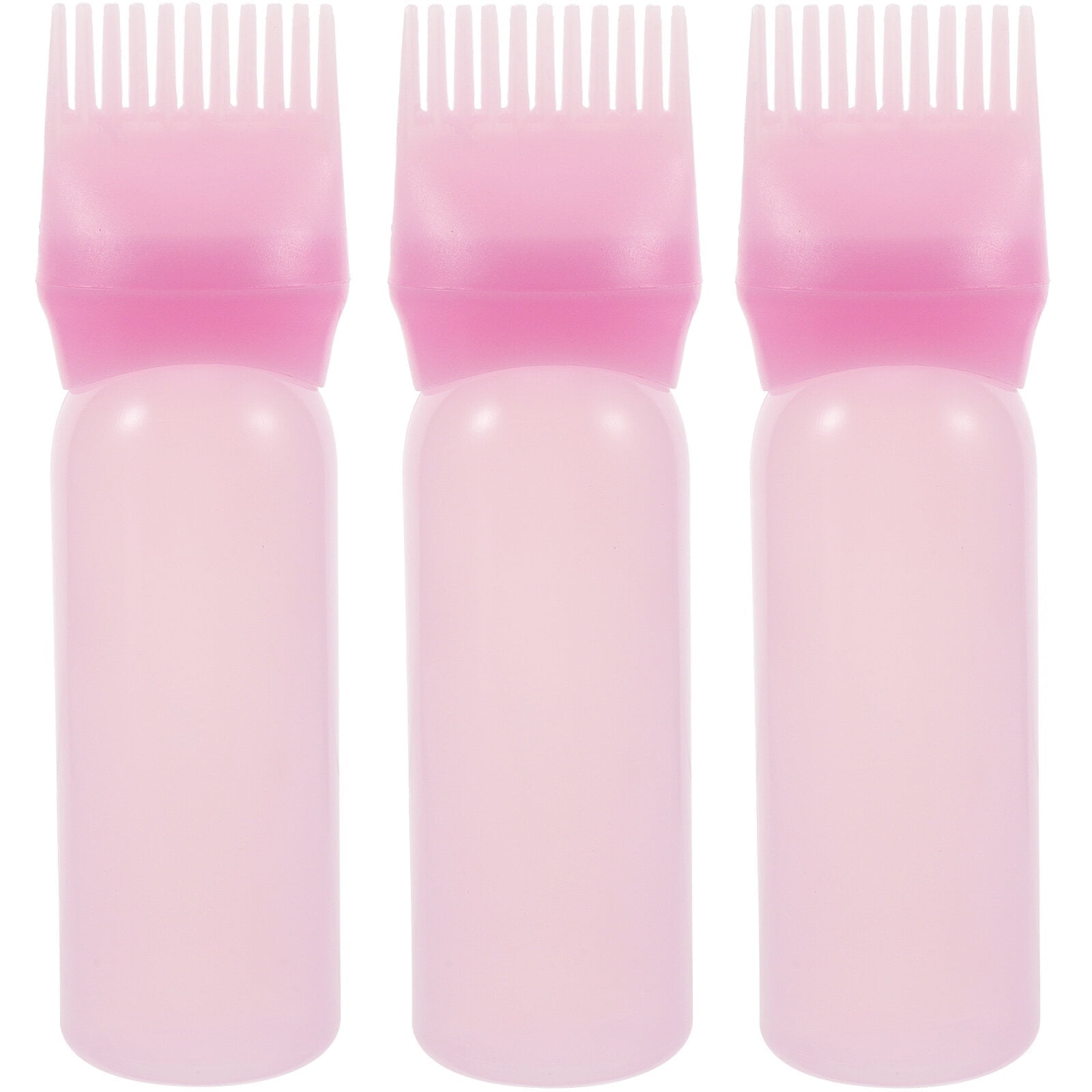 Root Comb Applicator Bottle,3Pcs Root Comb Applicator Bottle Hair Oil ...