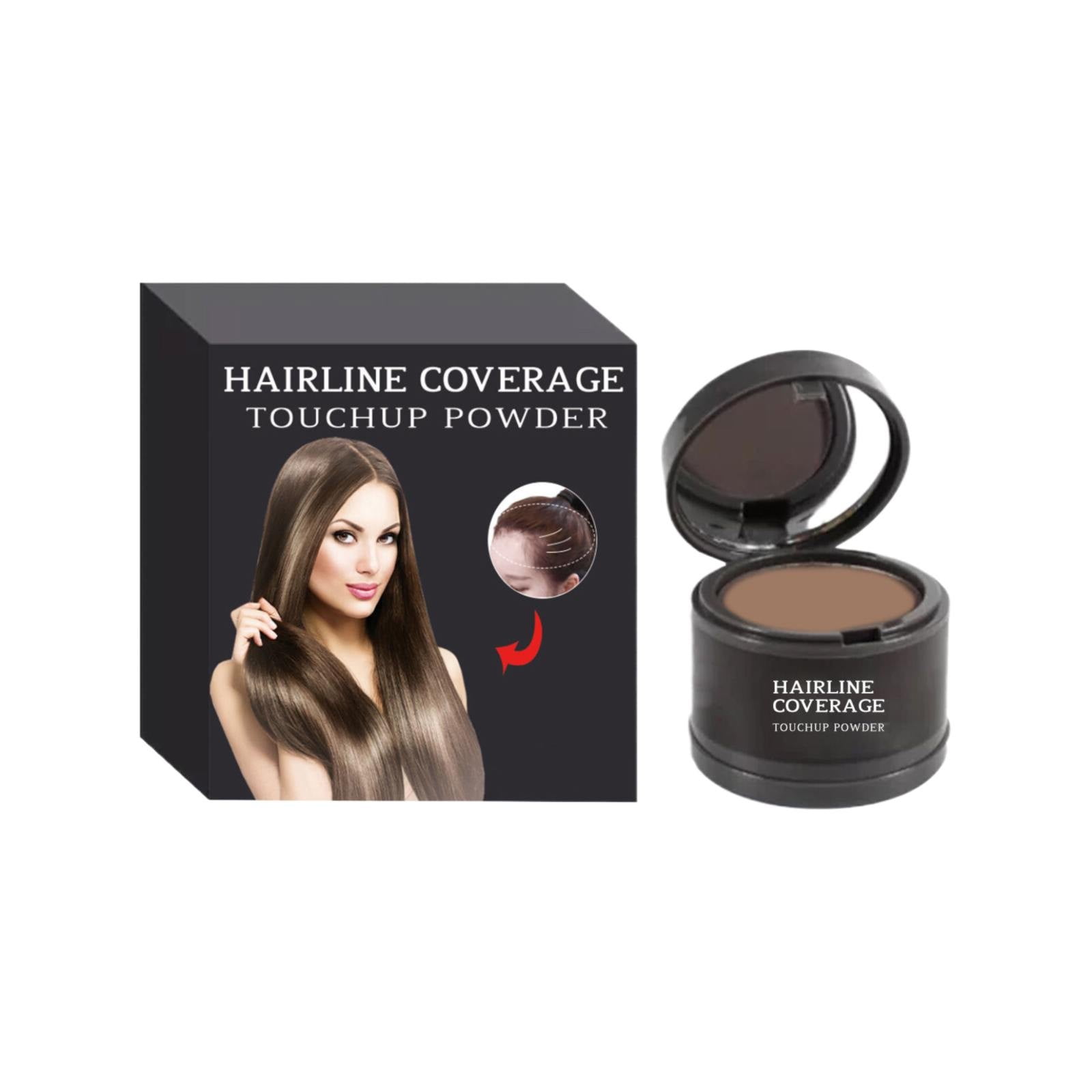 Root Cover Up Enhance Hairline Powder Instant Hair Shading For Thinning ...