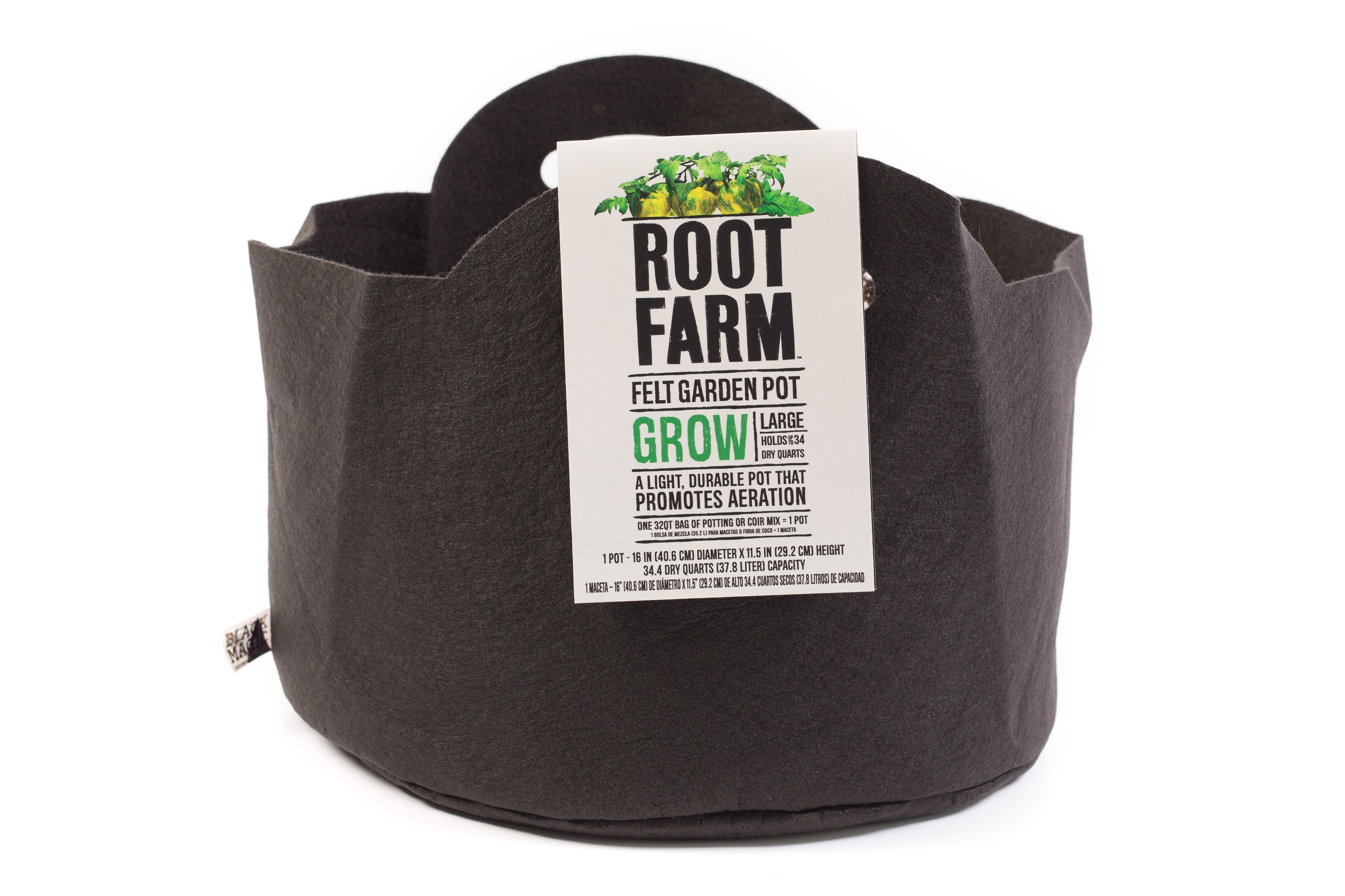 Root Farm Felt Pot Large 10 gal - Walmart Business Supplies