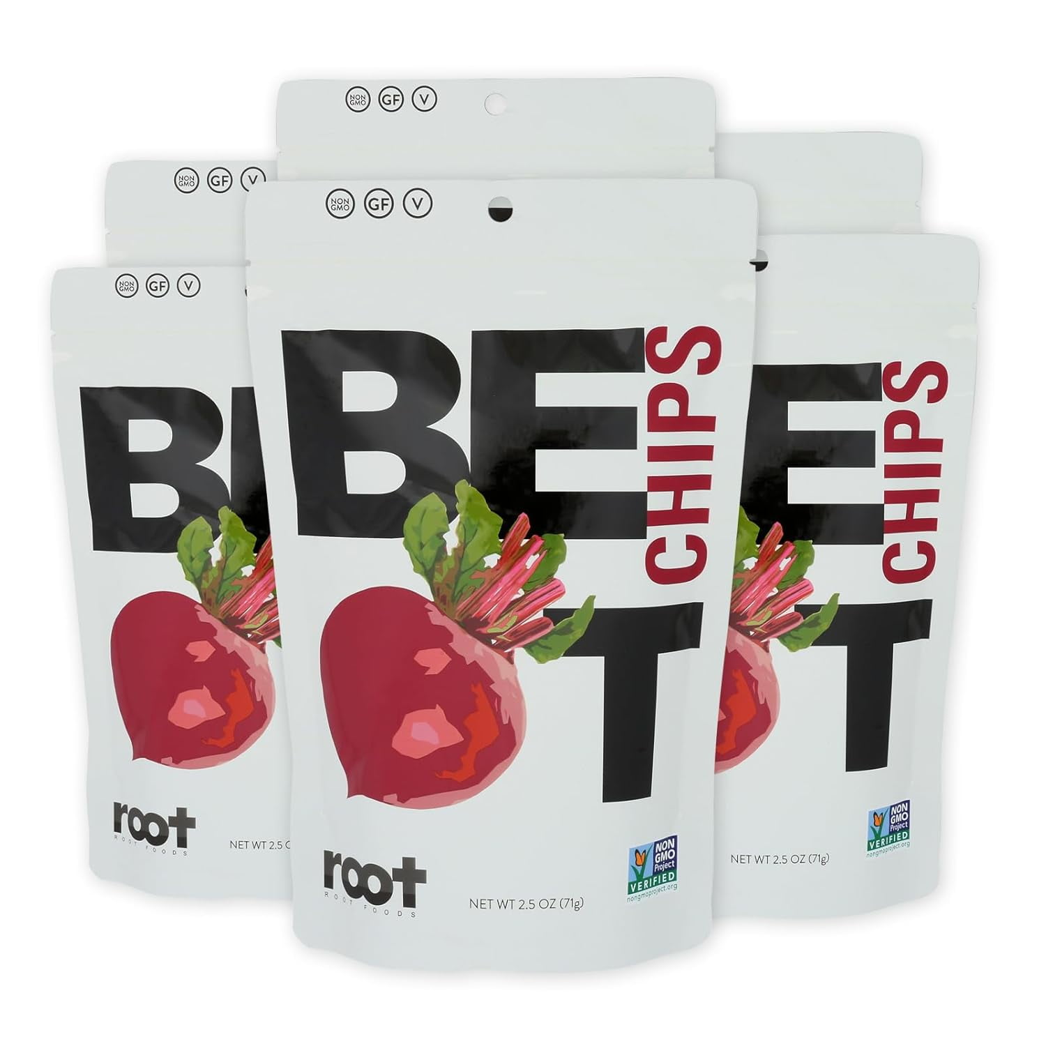 Root Foods Beet Chips, Natural Veggie Snack, Non-GMO Vegetable Crisps ...