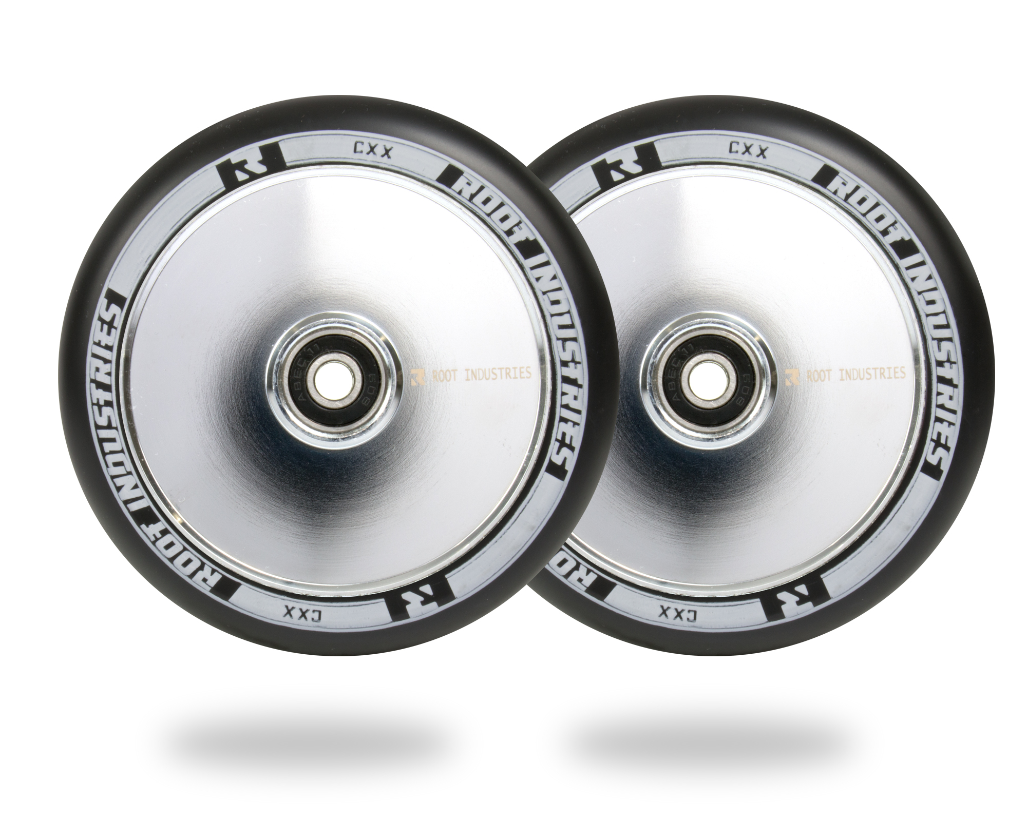 Root Industries Air Wheels - 120mm Black and Chrome - Walmart.com
