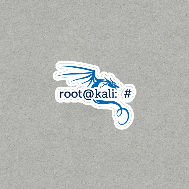 Root Kali Linux Hacking Distro Sticker Tech Geek Programming Decalphone Decal Water Bottle ...