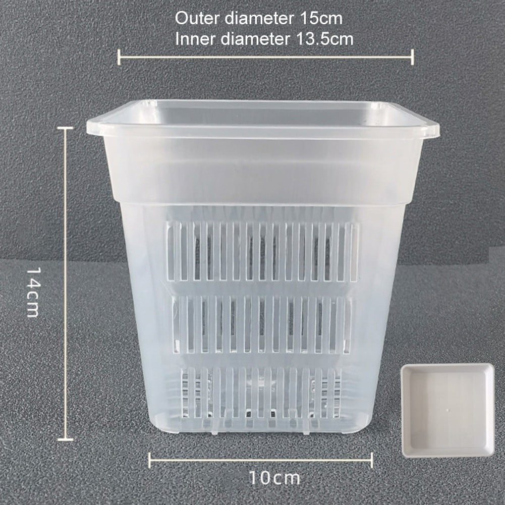 Root Observation Square Pot Designed for Optimal For plant Growth ...