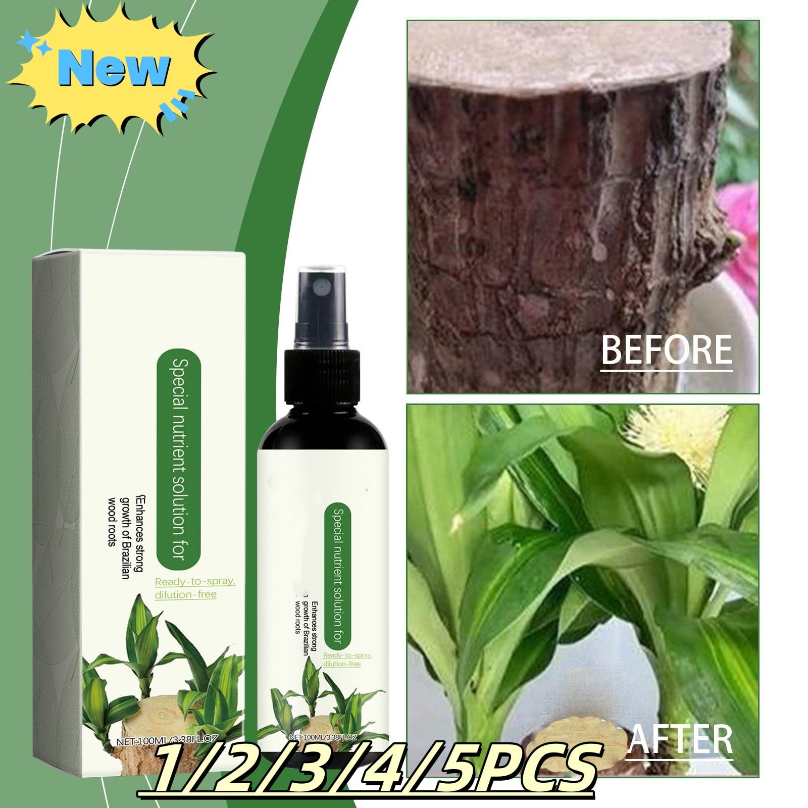 Root Supplement, Liquid Root Stimulator - for Fiddle Leaf Fig & Indoor ...