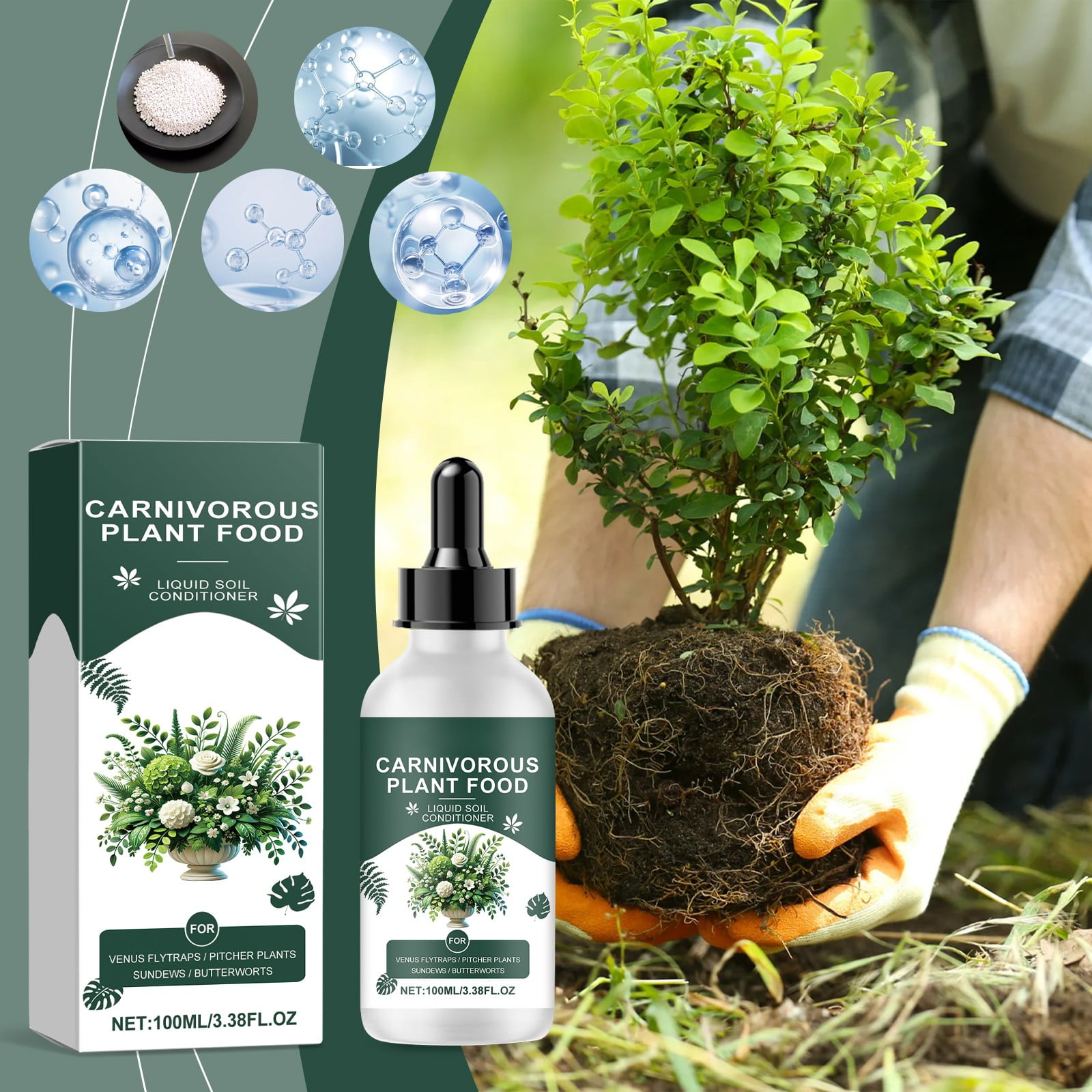 Root Supplement, Liquid Root Stimulator Tropical Plant Fertilizer For ...