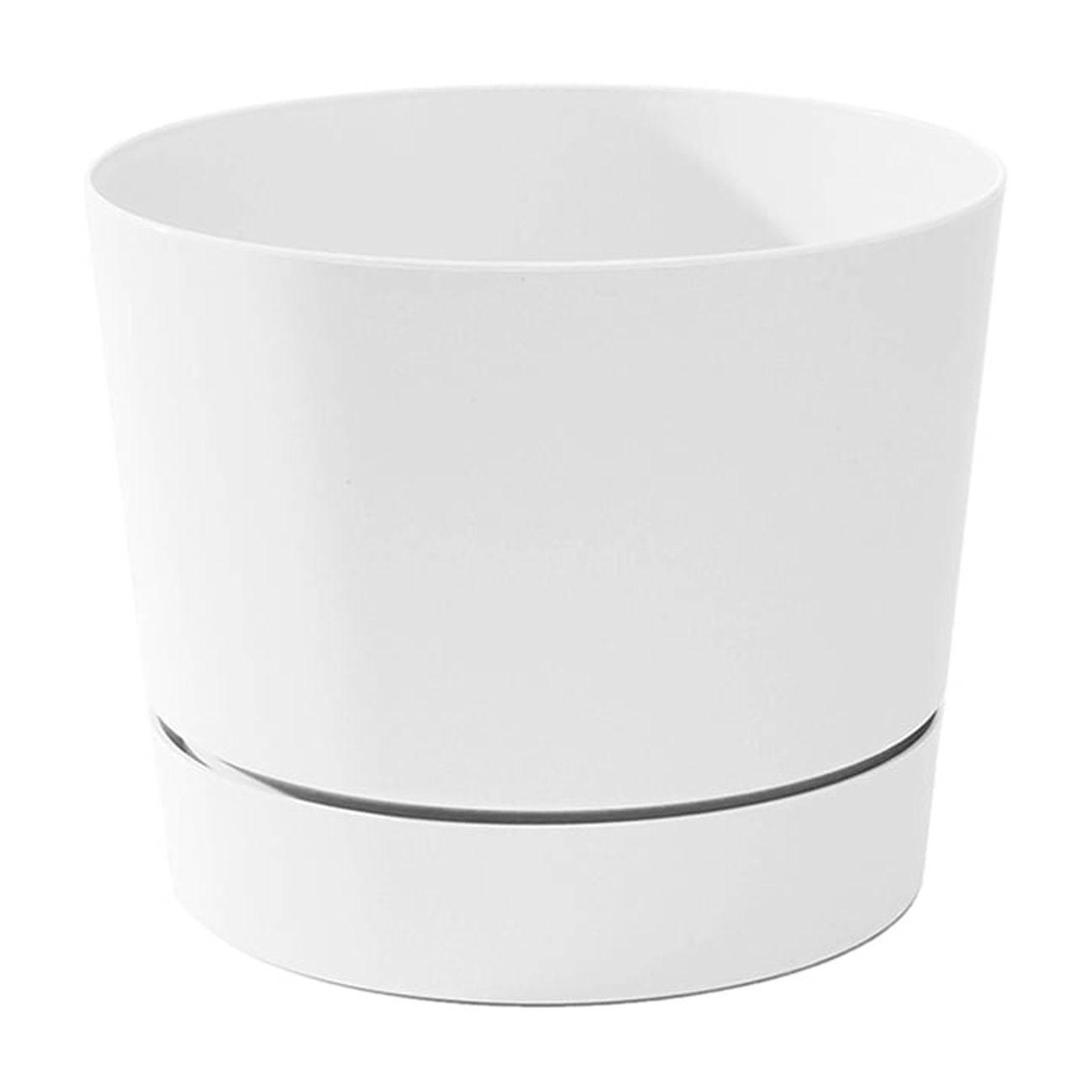 Root & Vessel Majestic Low Profile Cylinder Pot, White, 8.5" - Walmart.com