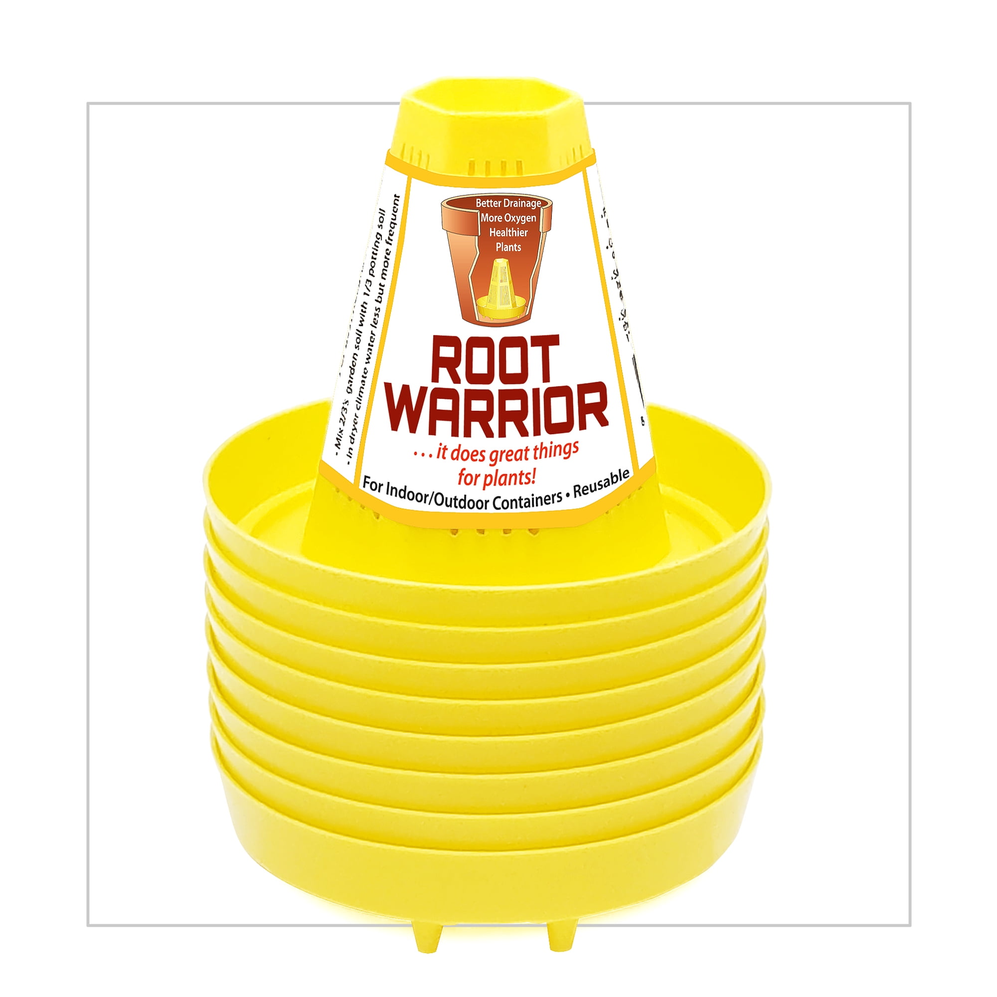Root Warrior 8-Pack Small | Prevents Overwatering and Waterlogged Soil ...