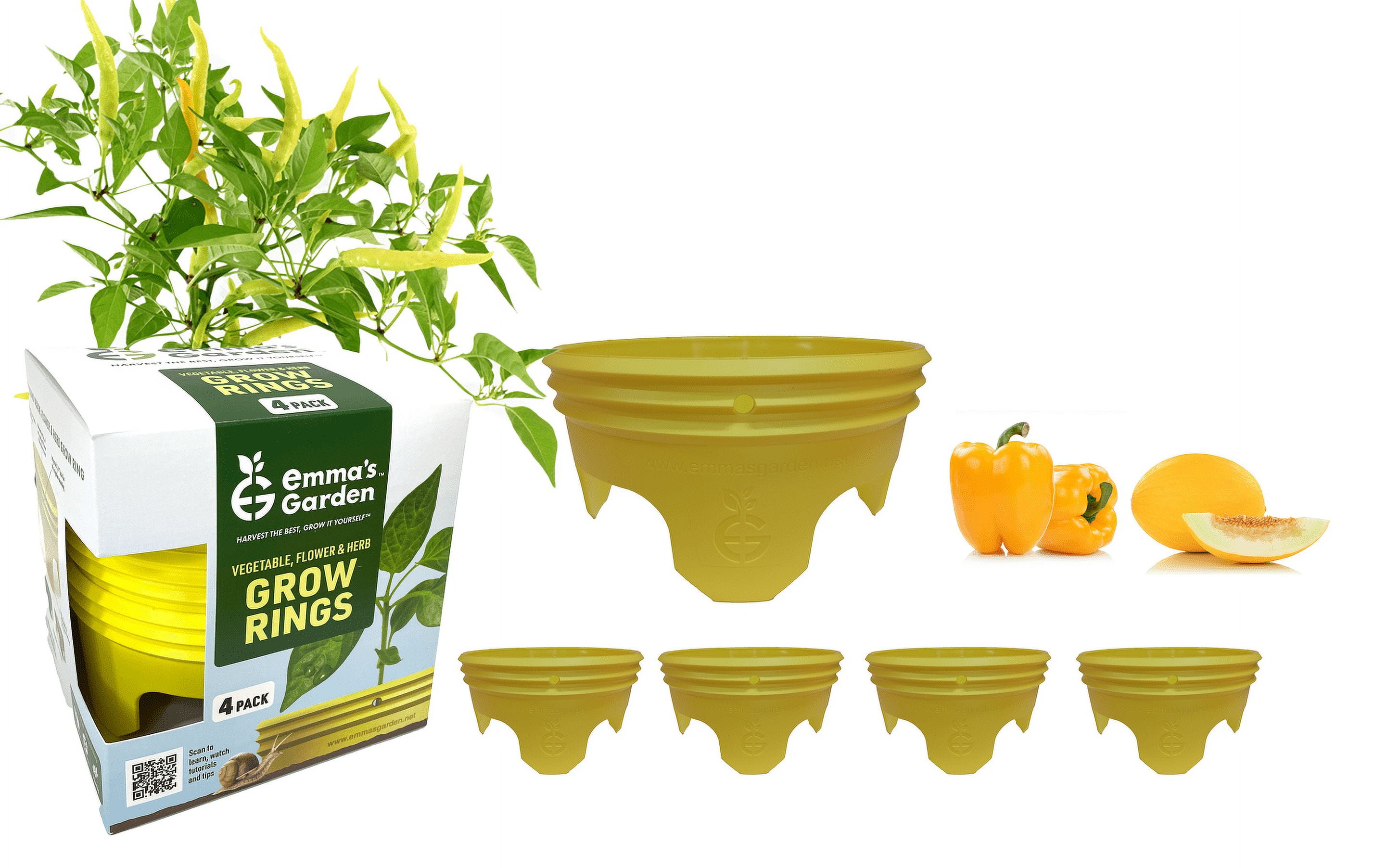 Rooted Promise Plant Grow Ring Round 7 inch Watering Rings for Veggies ...