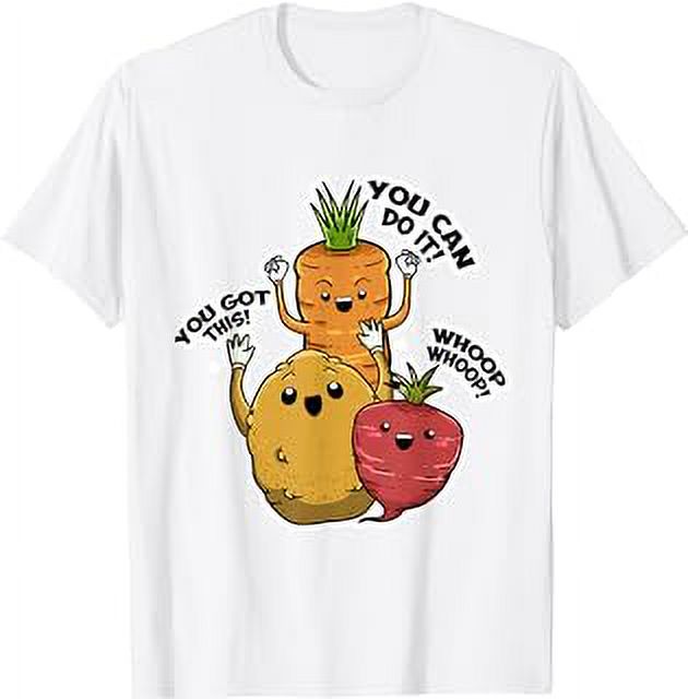 Rooting For You Funny Sayings Root Vegetable Puns Jokes T-Shirt ...