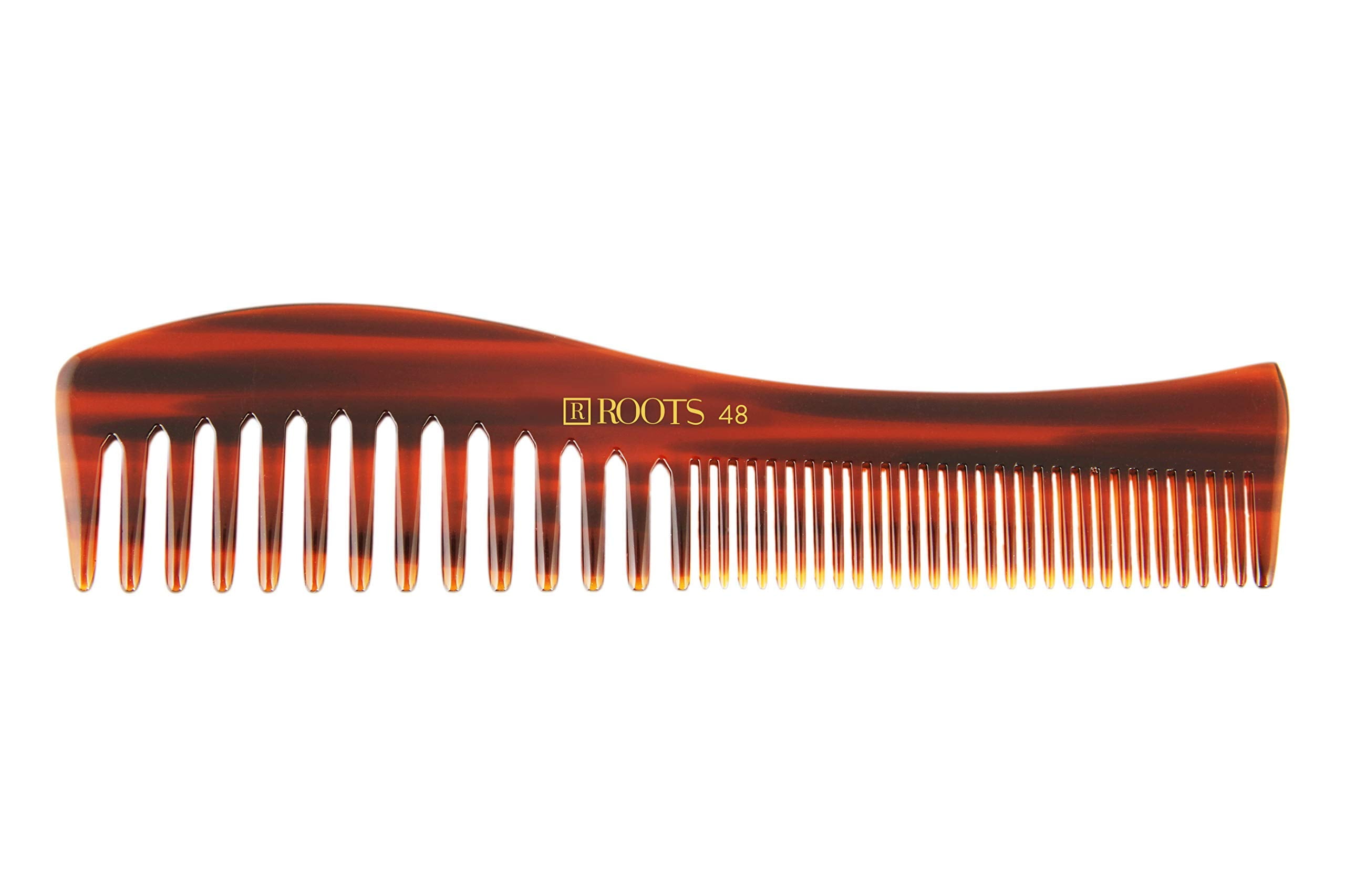 Roots - Brown Combs For Hair - Dressing Comb - Thin And Wide tooth Comb ...