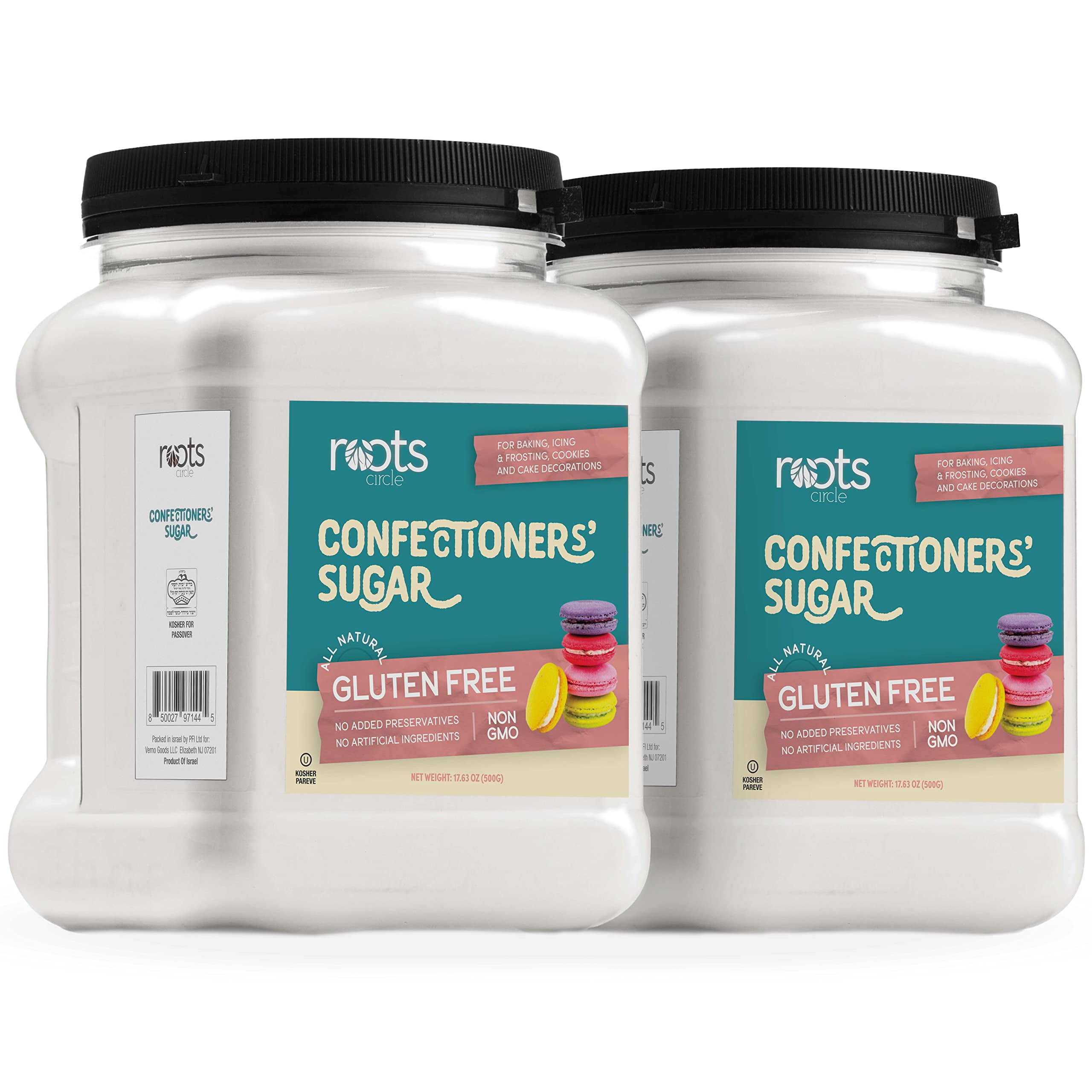 Roots Circle Confectioners Sugar IEF31 | Non GMO & Gluten-Free Powdered ...