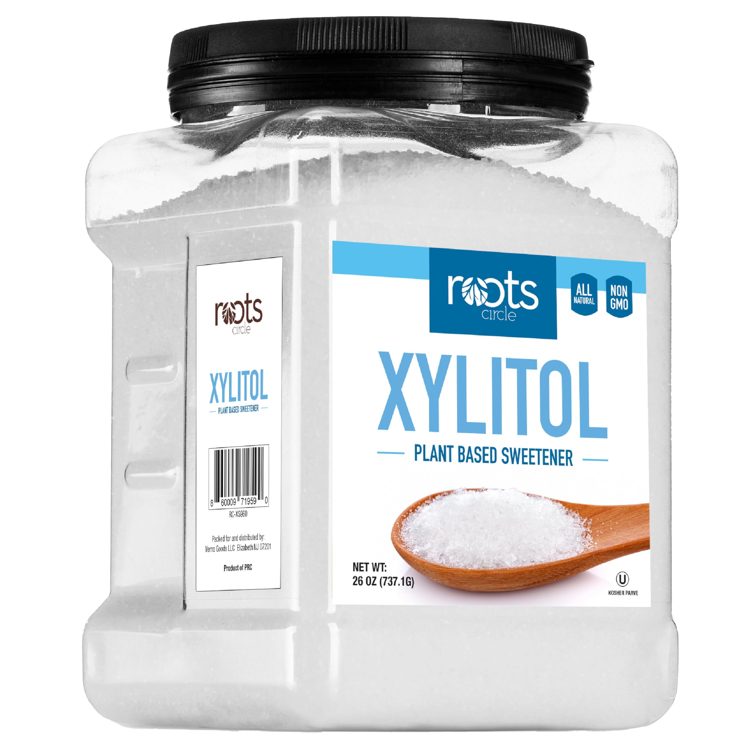 Roots Circle Xylitol Sweetener IEF31 - All-Natural, Plant-Based Sugar ...