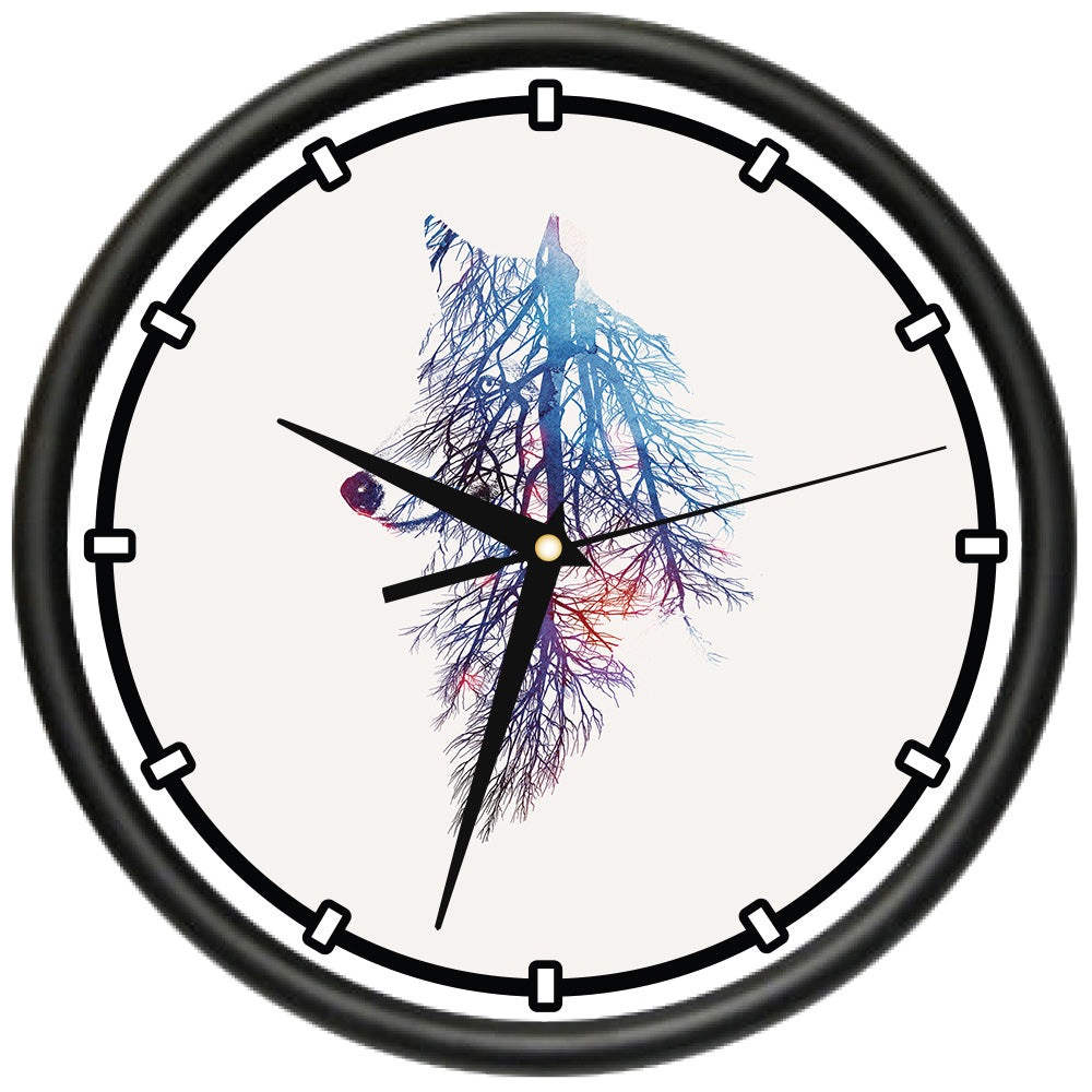 Roots Design Wall Clock | Precision Quartz Movement | Décor For School ...