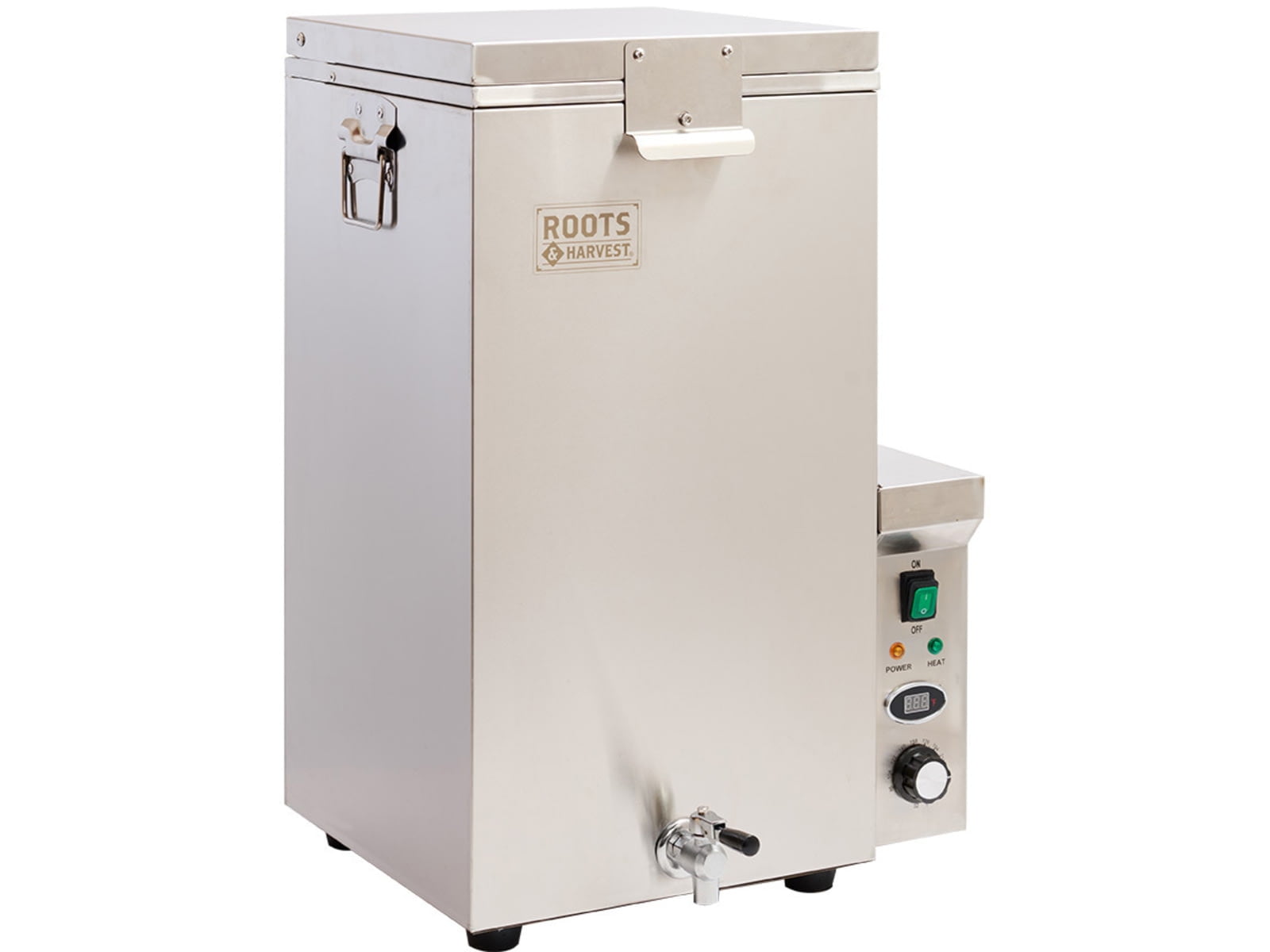 Roots & Harvest Stainless Steel Poultry Scalder by LEM, Gray, Double ...