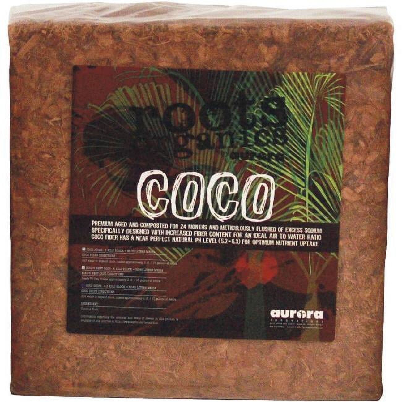 Roots Organics Compressed Coco Fiber 5 kg 230/Plt - Walmart.com