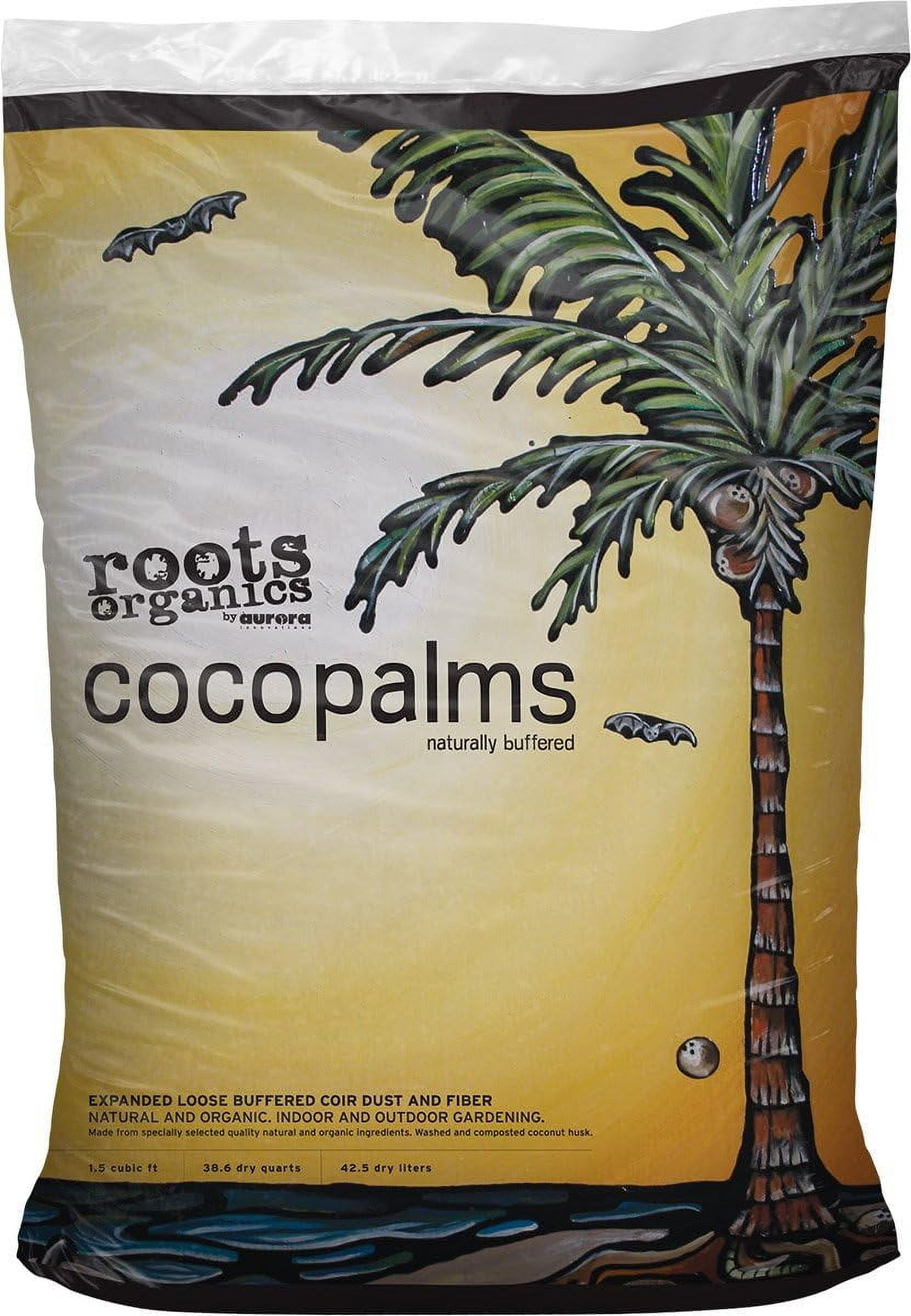 Roots Organics ROCP Coco Palms for Soil, 1.5 cu.' - Walmart.com