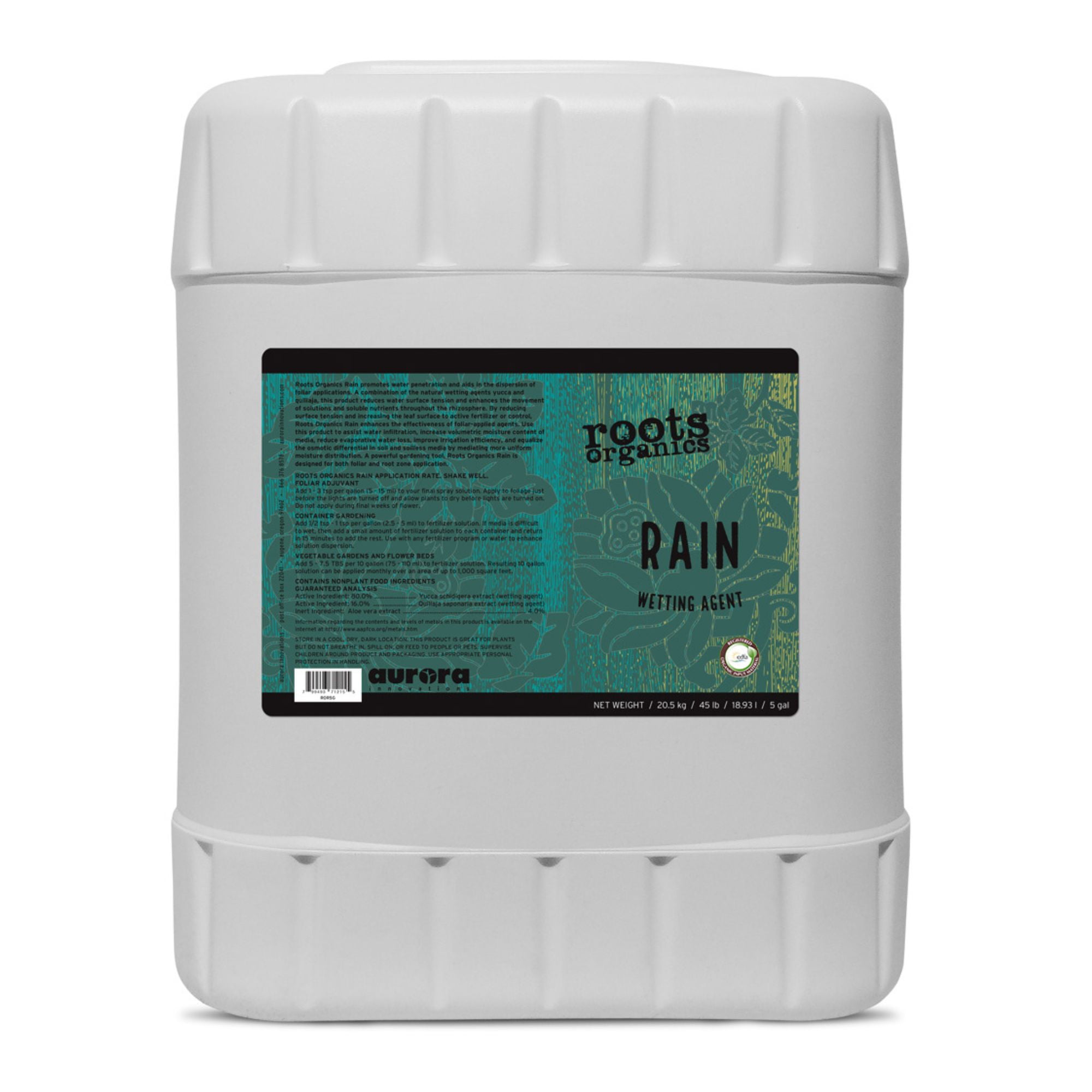 Roots Organics Rain Wetting Agent to Help Promote Water Penetration, 5 ...
